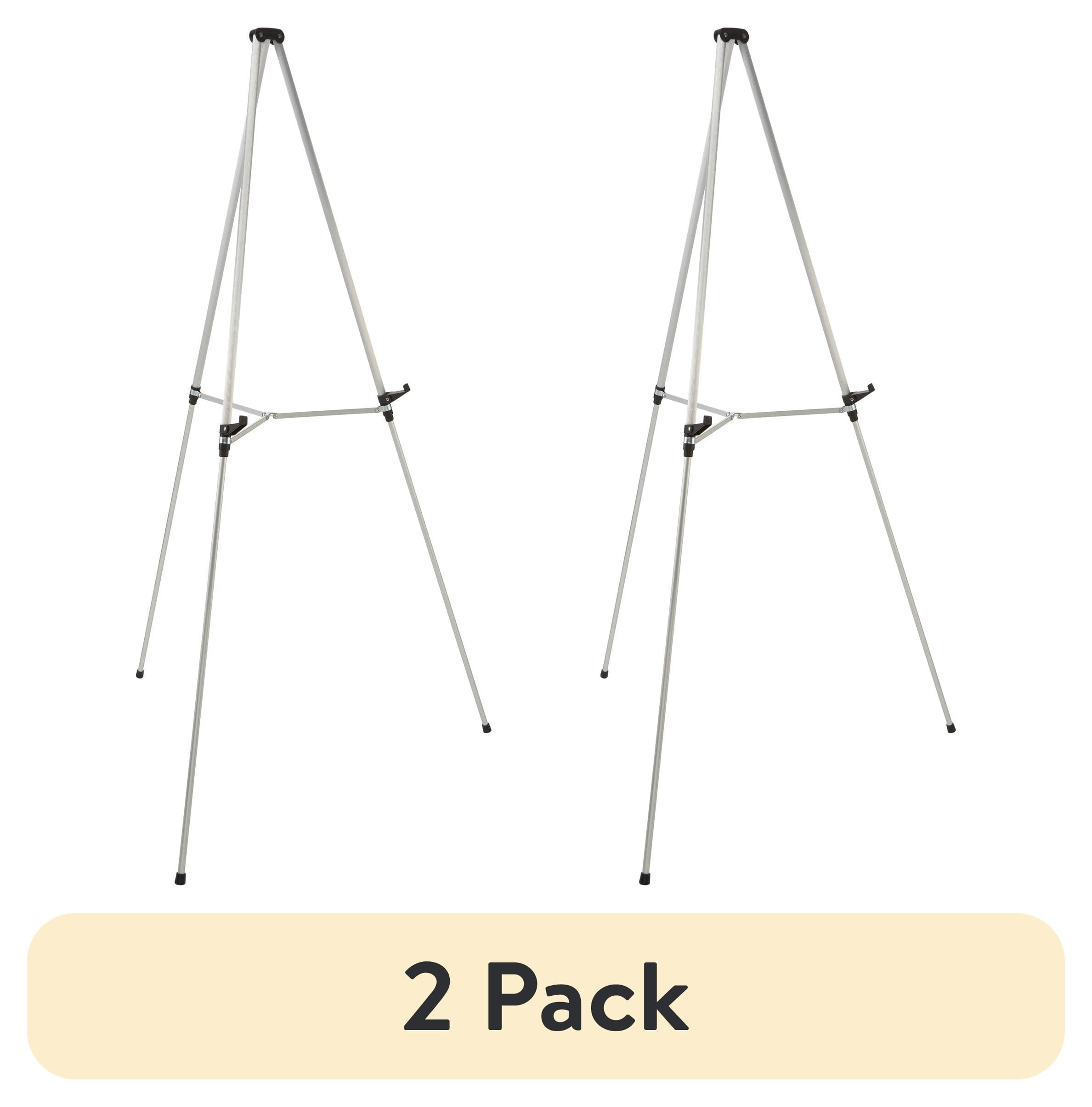 (2 pack) Quartet Aluminum Lightweight Telescoping Display Easel 66 ...