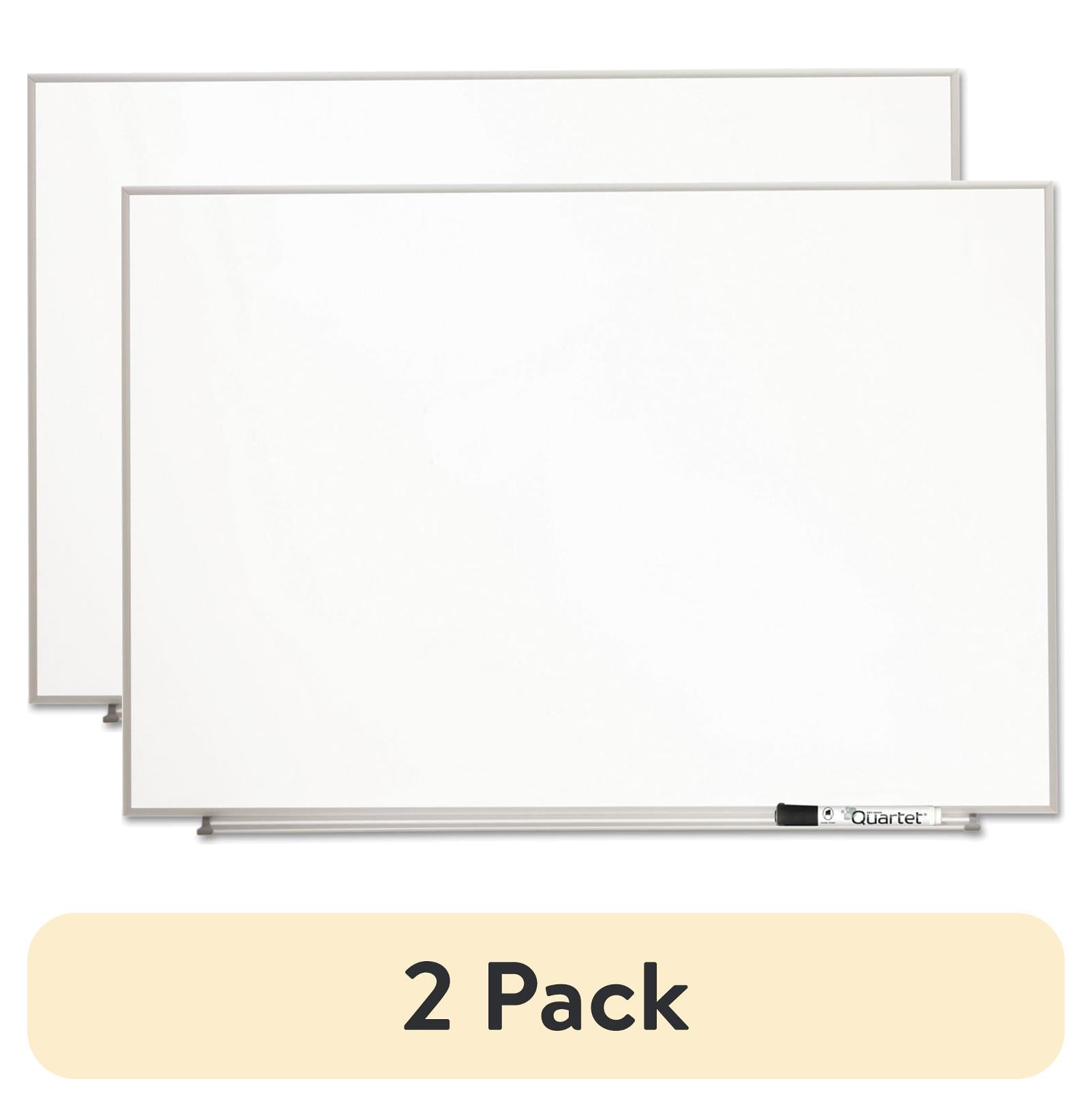 (2 pack) Quartet Matrix Magnetic Modular Whiteboards, 48" x 31", Silver ...