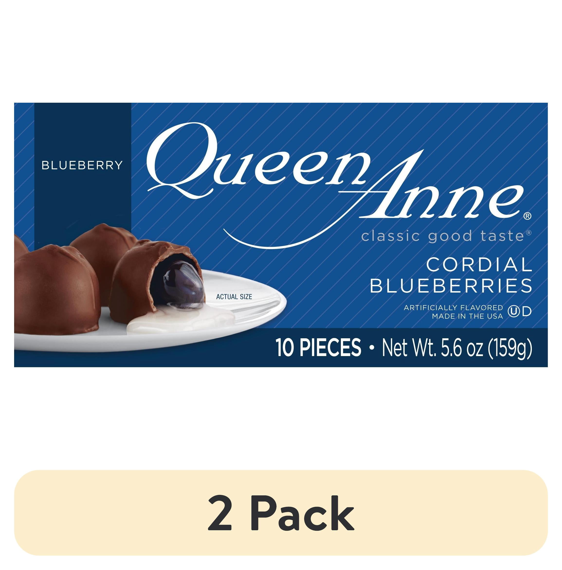 (2 pack) Queen Anne Milk Chocolate Cordial Blueberries, 5.6 oz, 10 ...