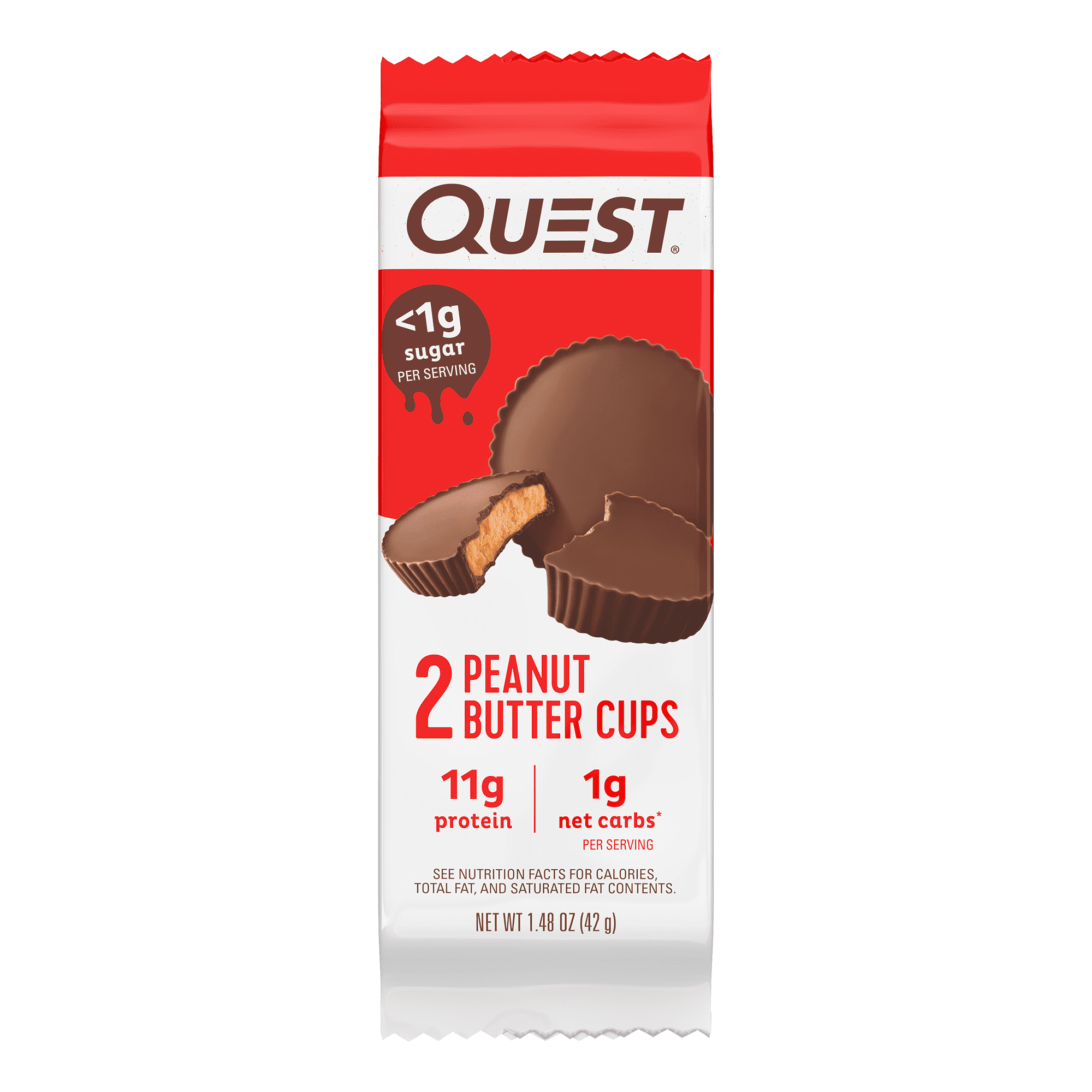 (2 pack) Quest Nutrition Peanut Butter Cups, High Protein, Low Carb ...