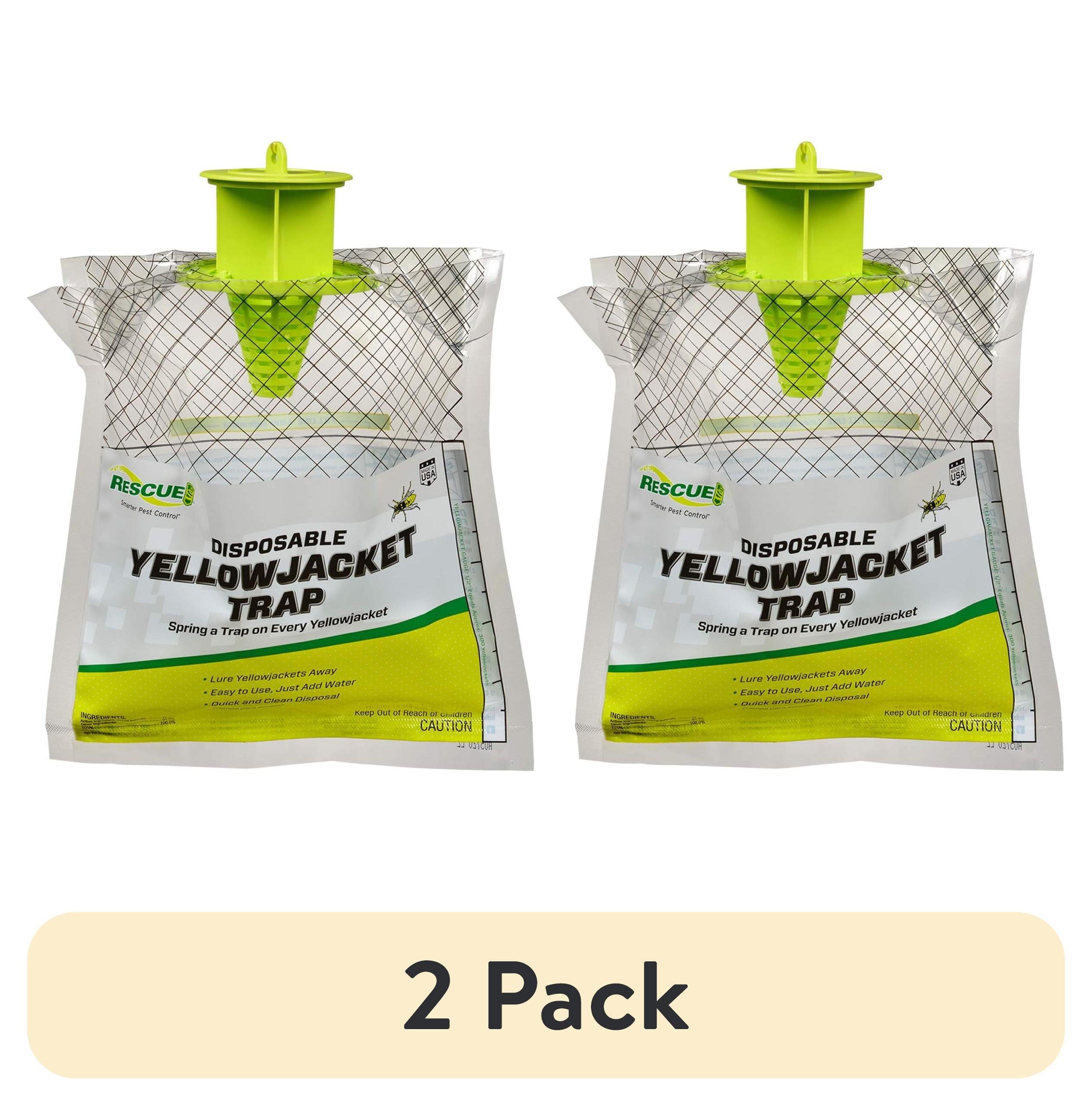 (2 pack) RESCUE Yellow Jacket Trap 1 pk - Walmart.com
