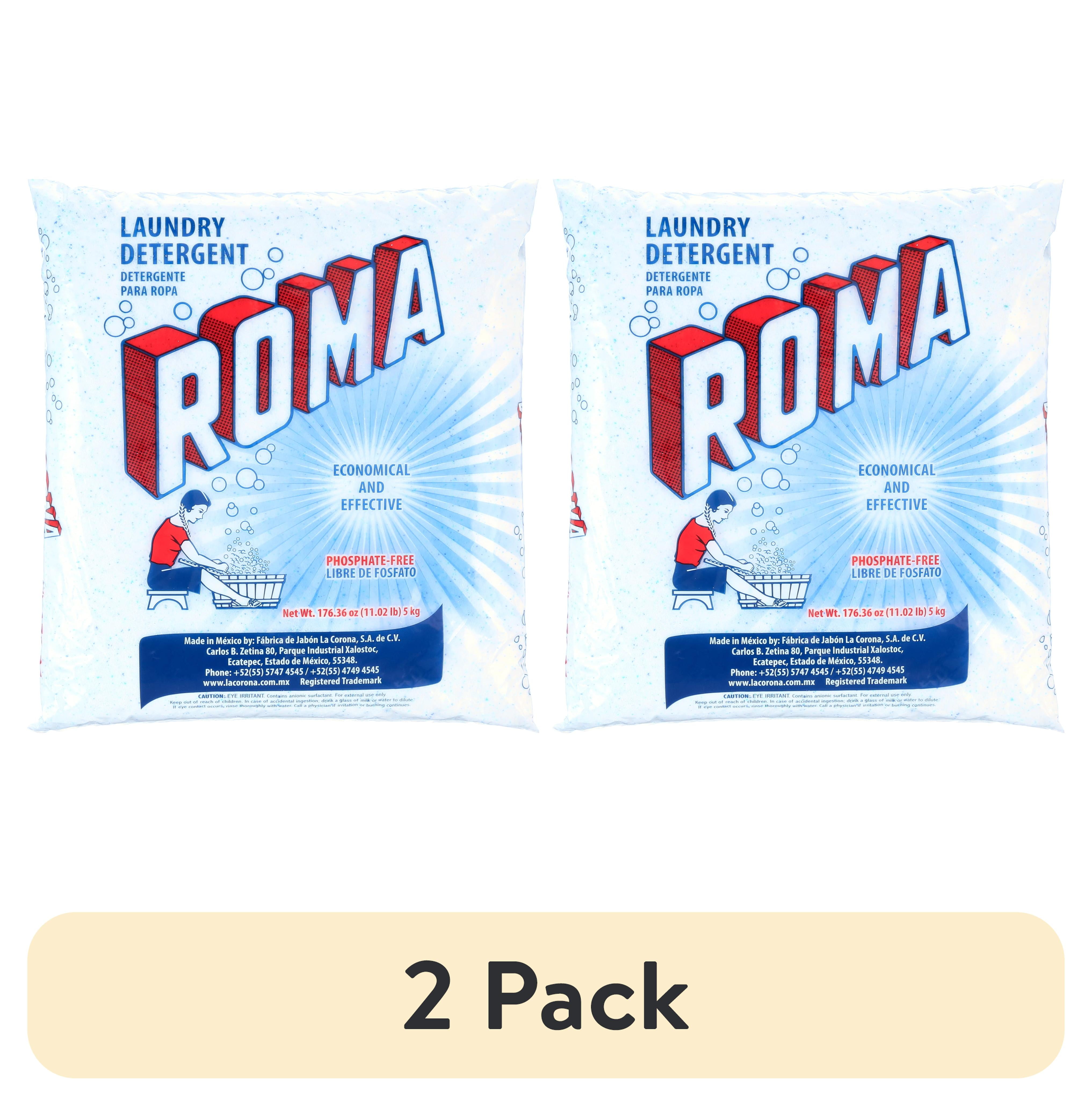 (2 pack) Roma Laundry Detergent, Heavy-Duty Use, All Ages ...