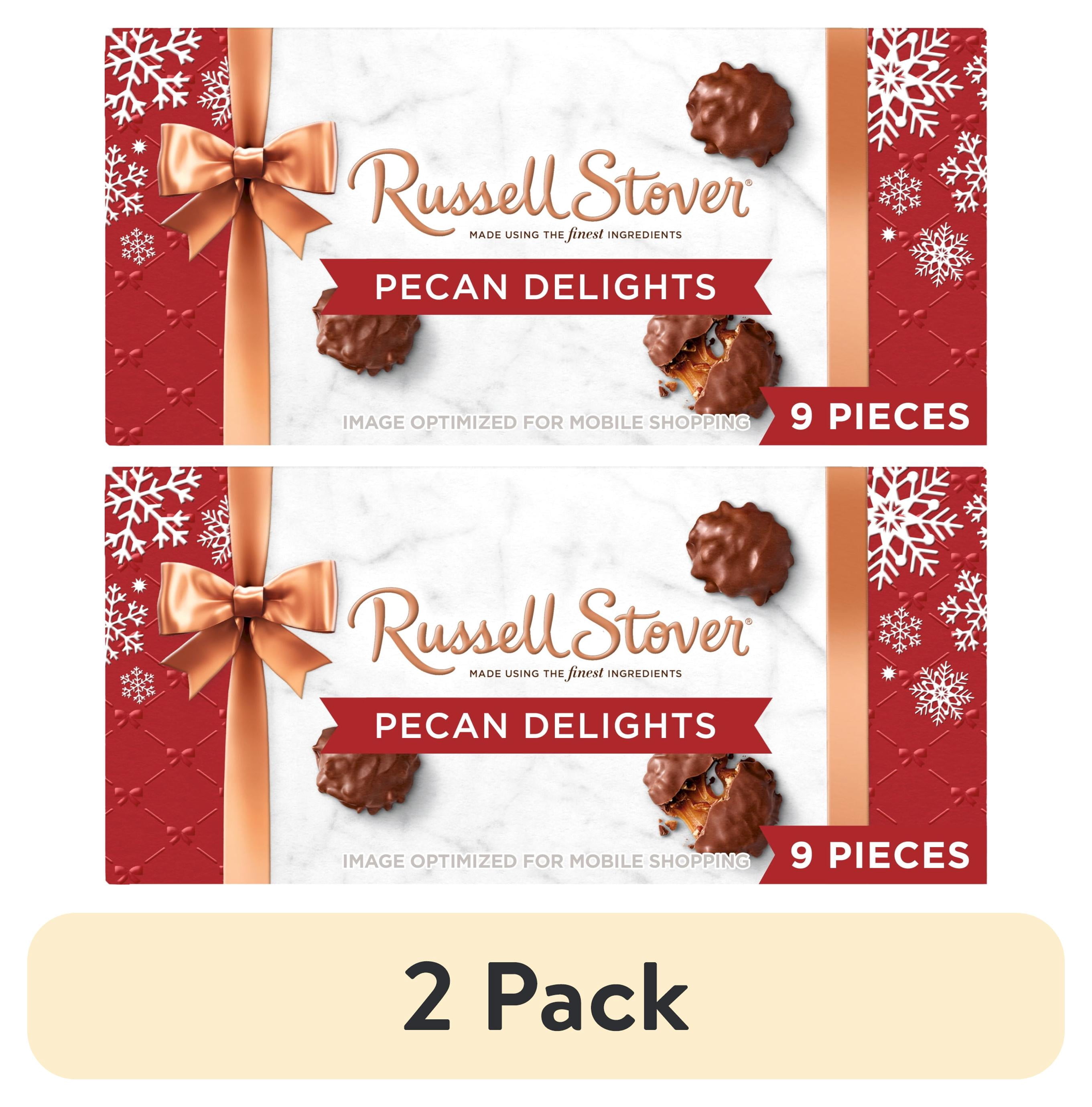 (2 pack) RUSSELL STOVER Christmas Milk Chocolate Pecan Delight Gift Box ...