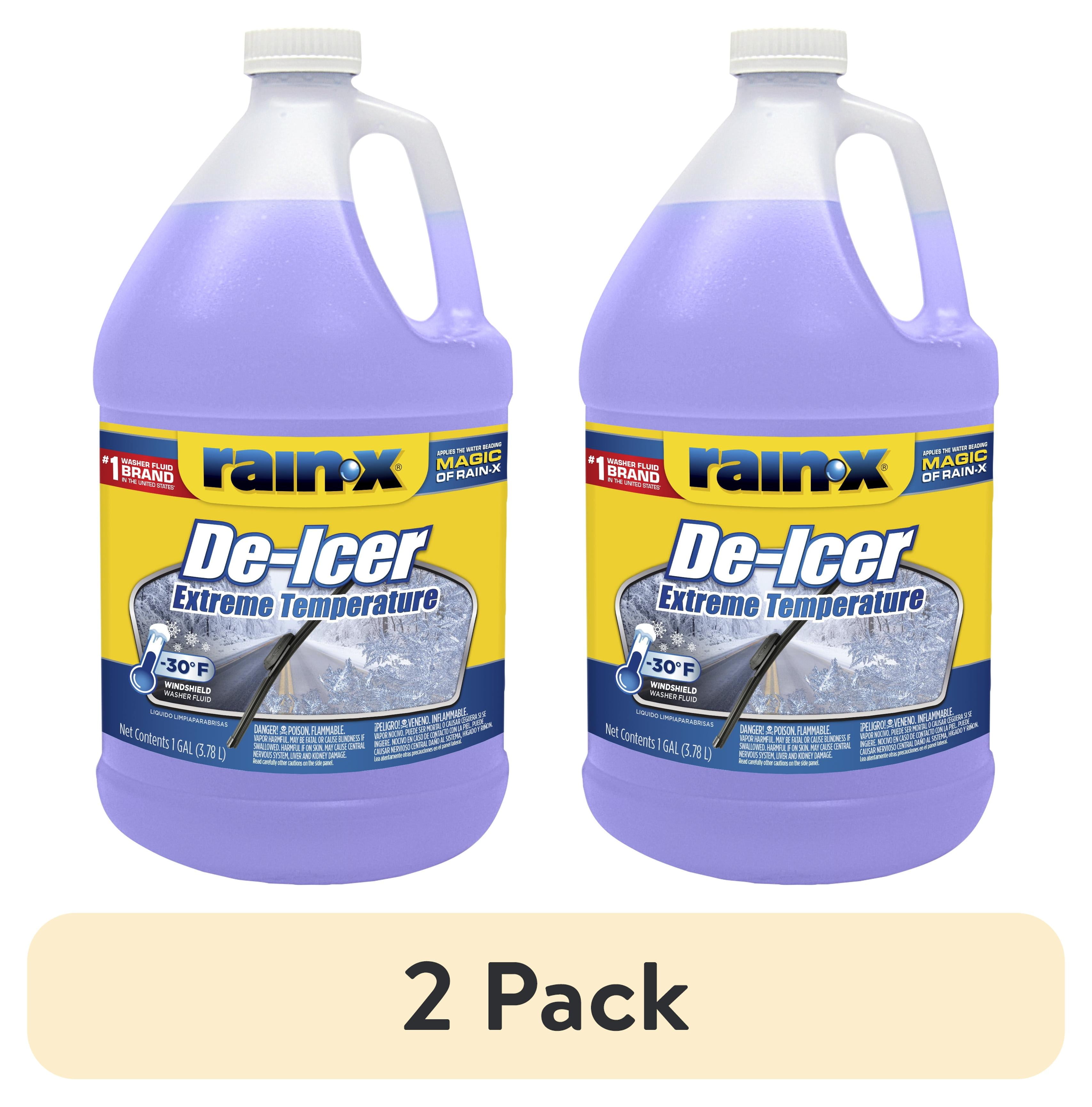(2 pack) Rain-X -30 Degree De-Icer Windshield Washer Fluid for Extreme ...