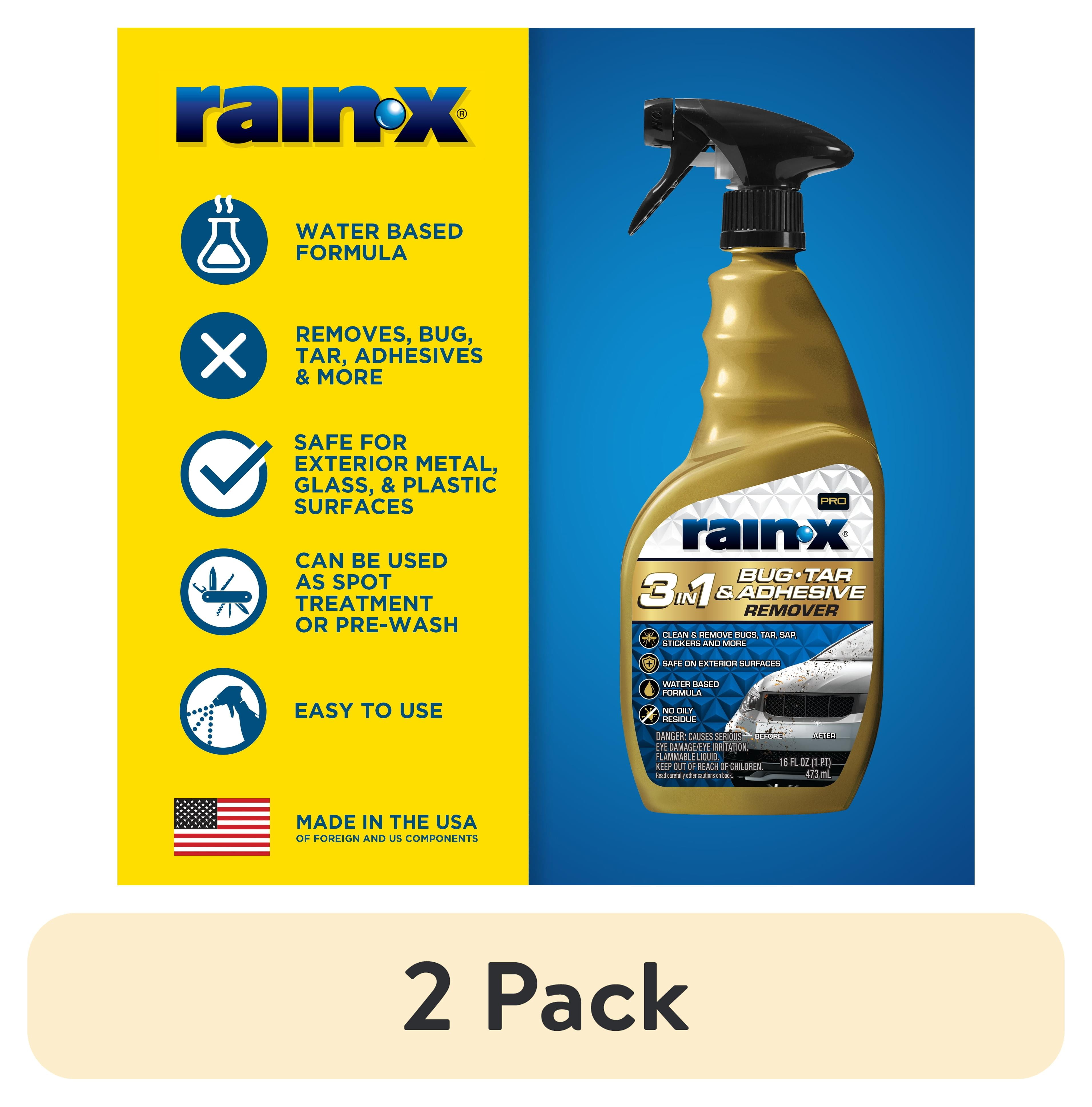 (2 pack) Rain-X Pro 620213SRP 3-in-1 Bug, Tar and Adhesive Remover, 16 ...