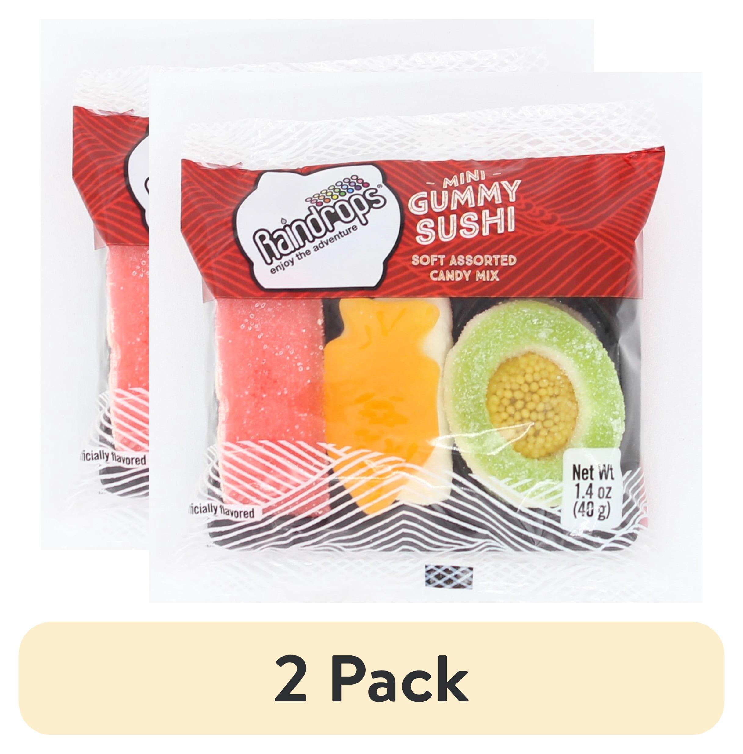 (2 pack) Raindrops Mini Gummy Sushi - Walmart.com