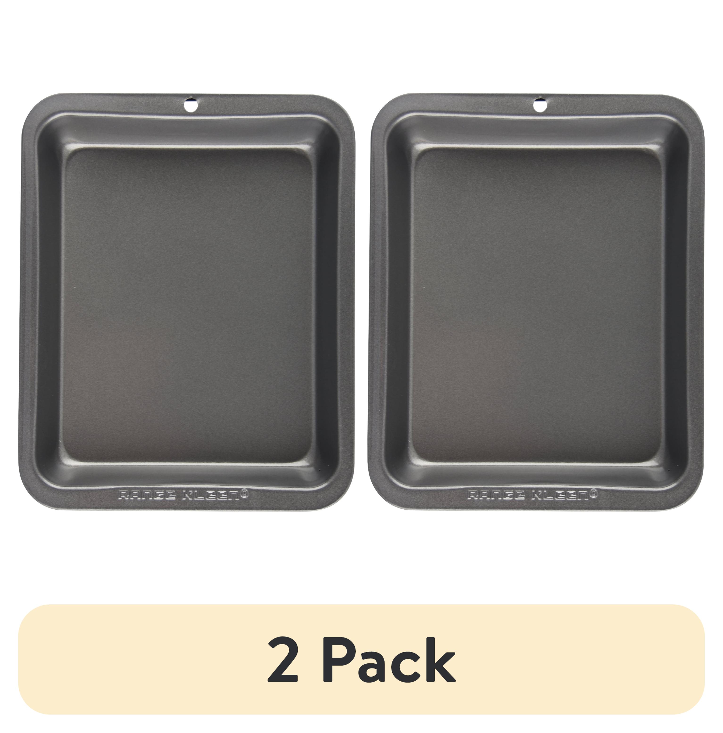 (2 pack) Range Kleen Non-Stick Petite Bakeware 8x10 inch Roasting Pan ...