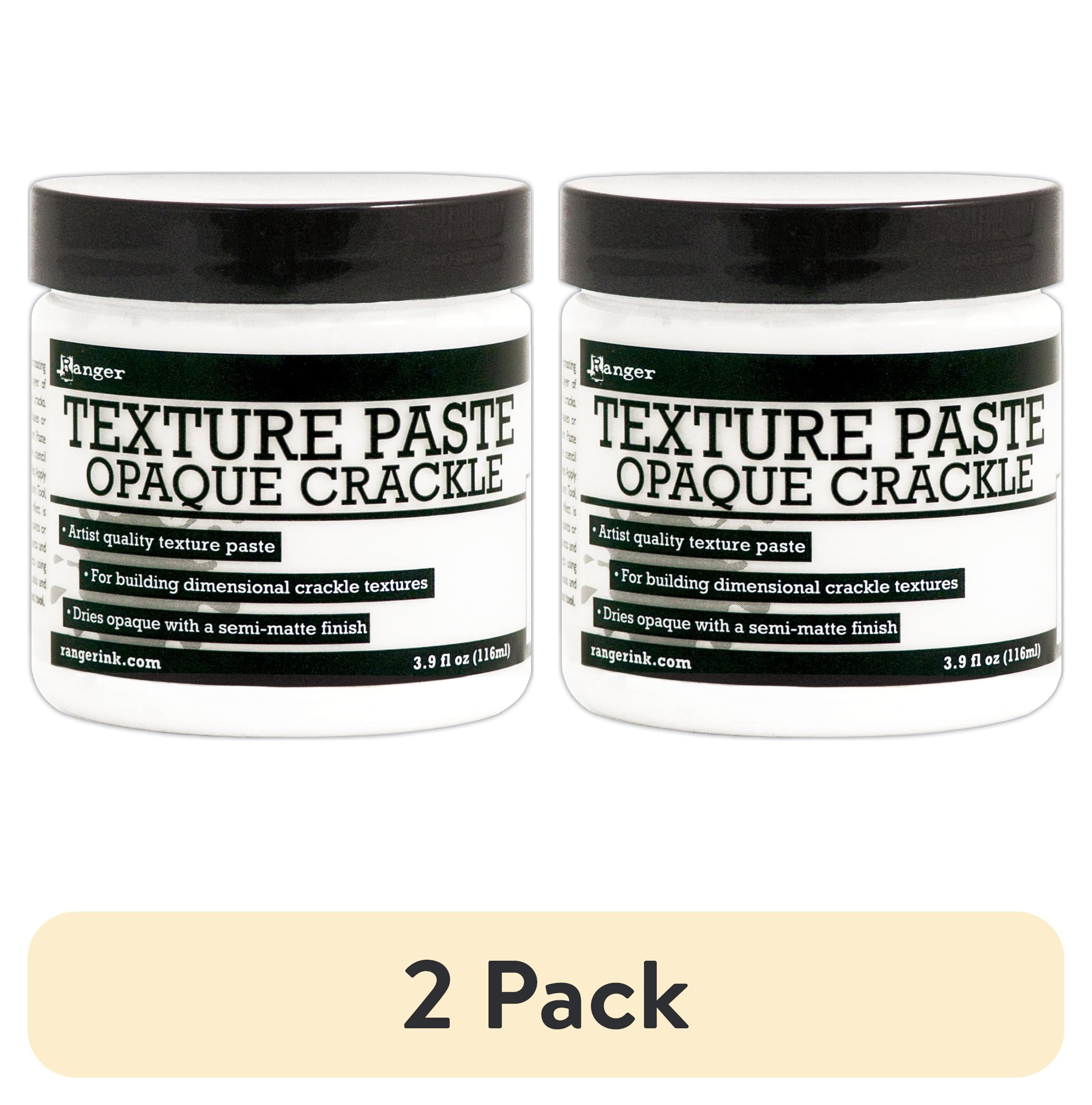 (2 pack) Ranger Crackle Texture Paste-4oz - Walmart.com