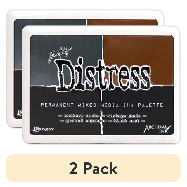 (2 pack) Ranger THoltz Distress Mixed Media Palette - Walmart Business ...