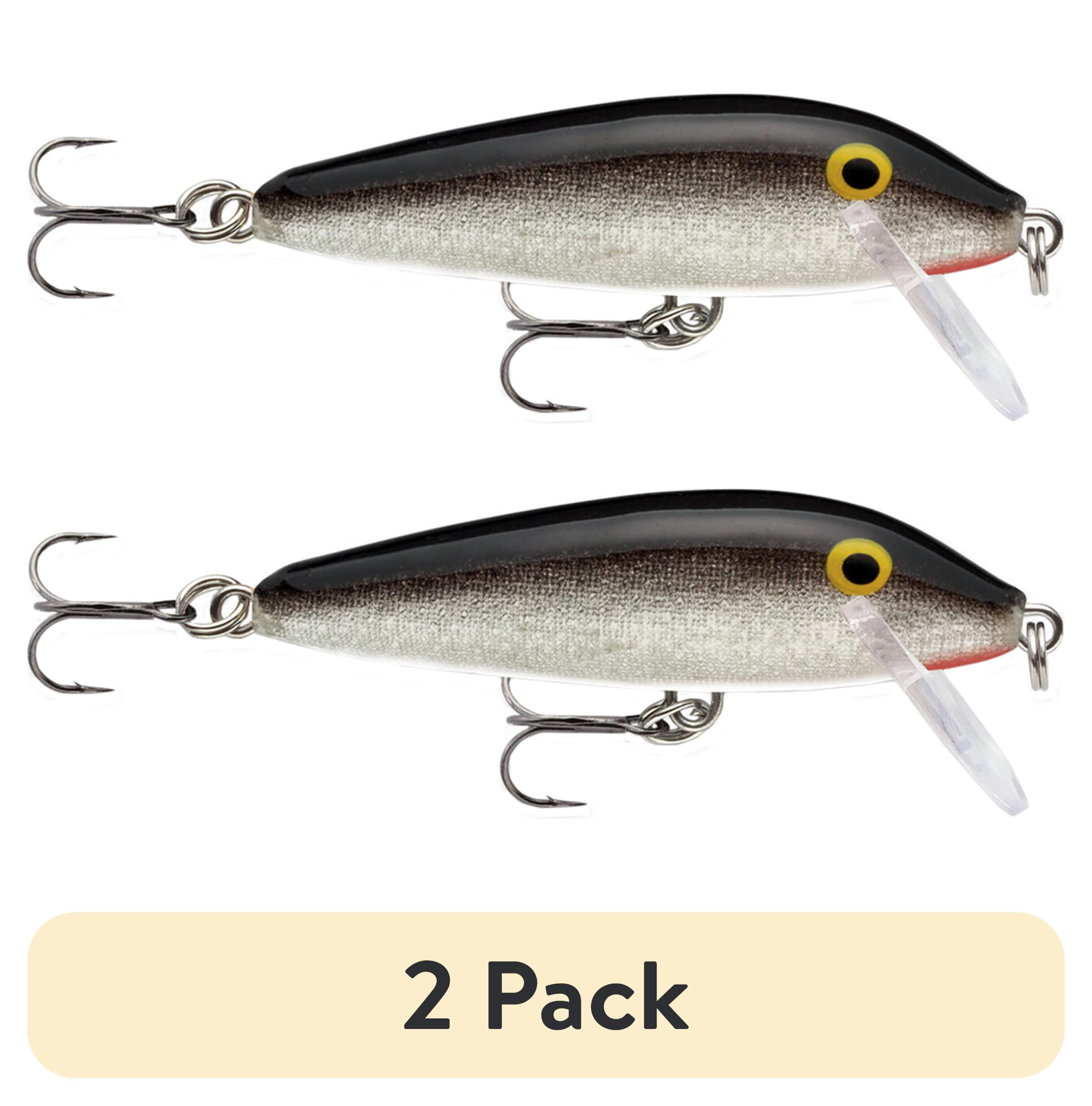 (2 pack) Rapala Countdown Minnow 05 Fishing Lure 2" 3/16oz Silver - Walmart.com