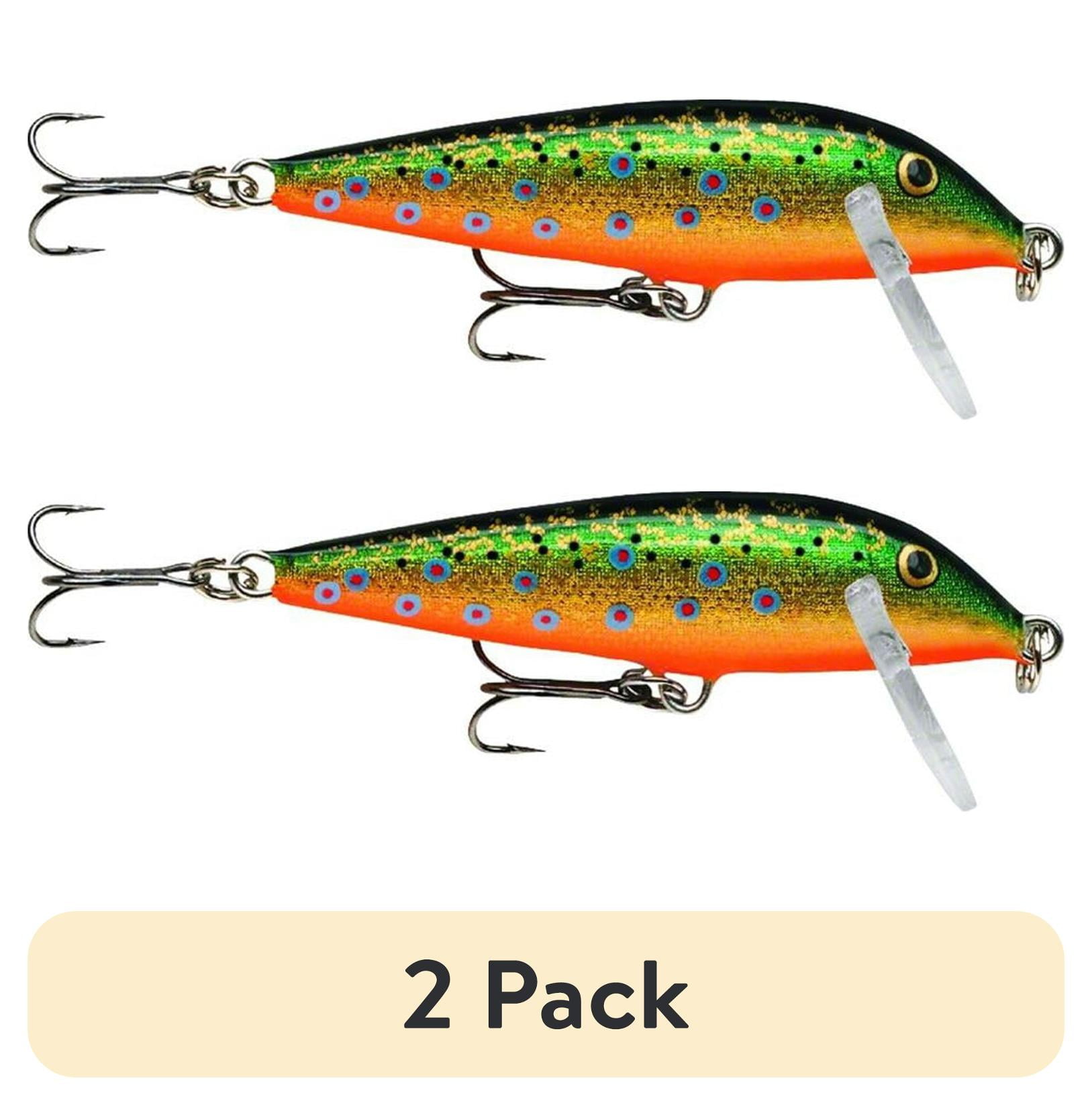 (2 pack) Rapala Countdown Minnow 07 Fishing Lure 2.75" 1/4oz Trout - Walmart.com