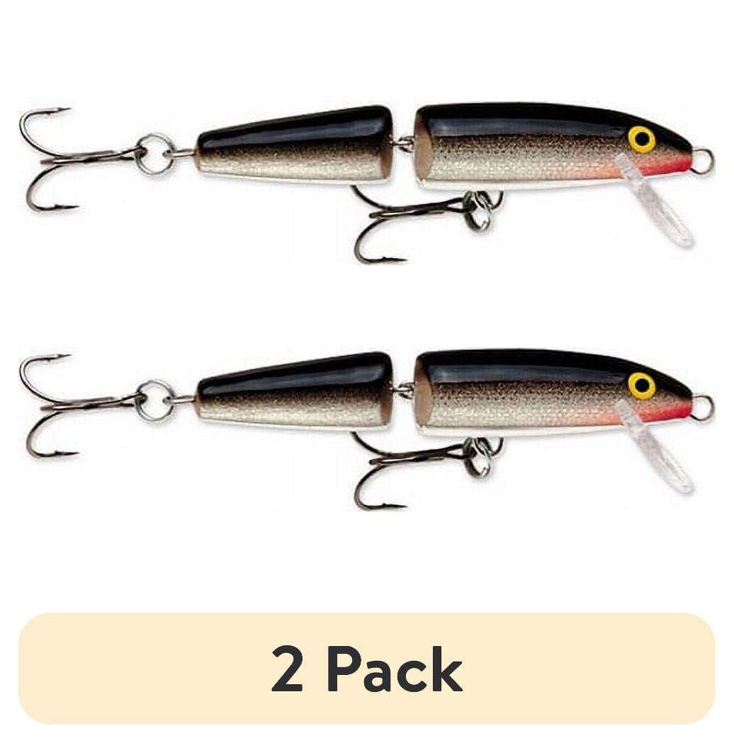 (2 pack) Rapala Jointed Minnow 05 Fishing Lure 2" 1/8oz Silver ...