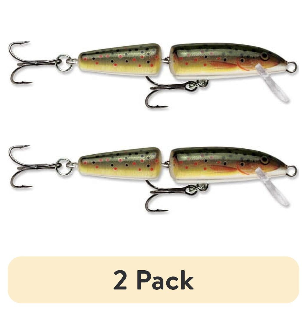 (2 pack) Rapala Jointed Minnow 07 Fishing Lure 2.75" 1/8oz Brown Trout ...
