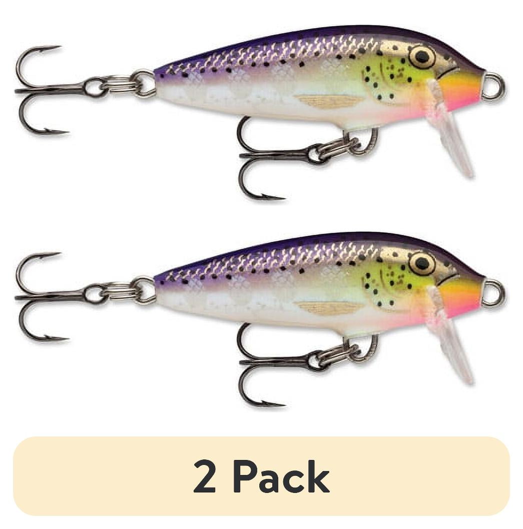 (2 pack) Rapala Original Floating Minnow 03 Fishing Lure 1.5" 1/16oz ...