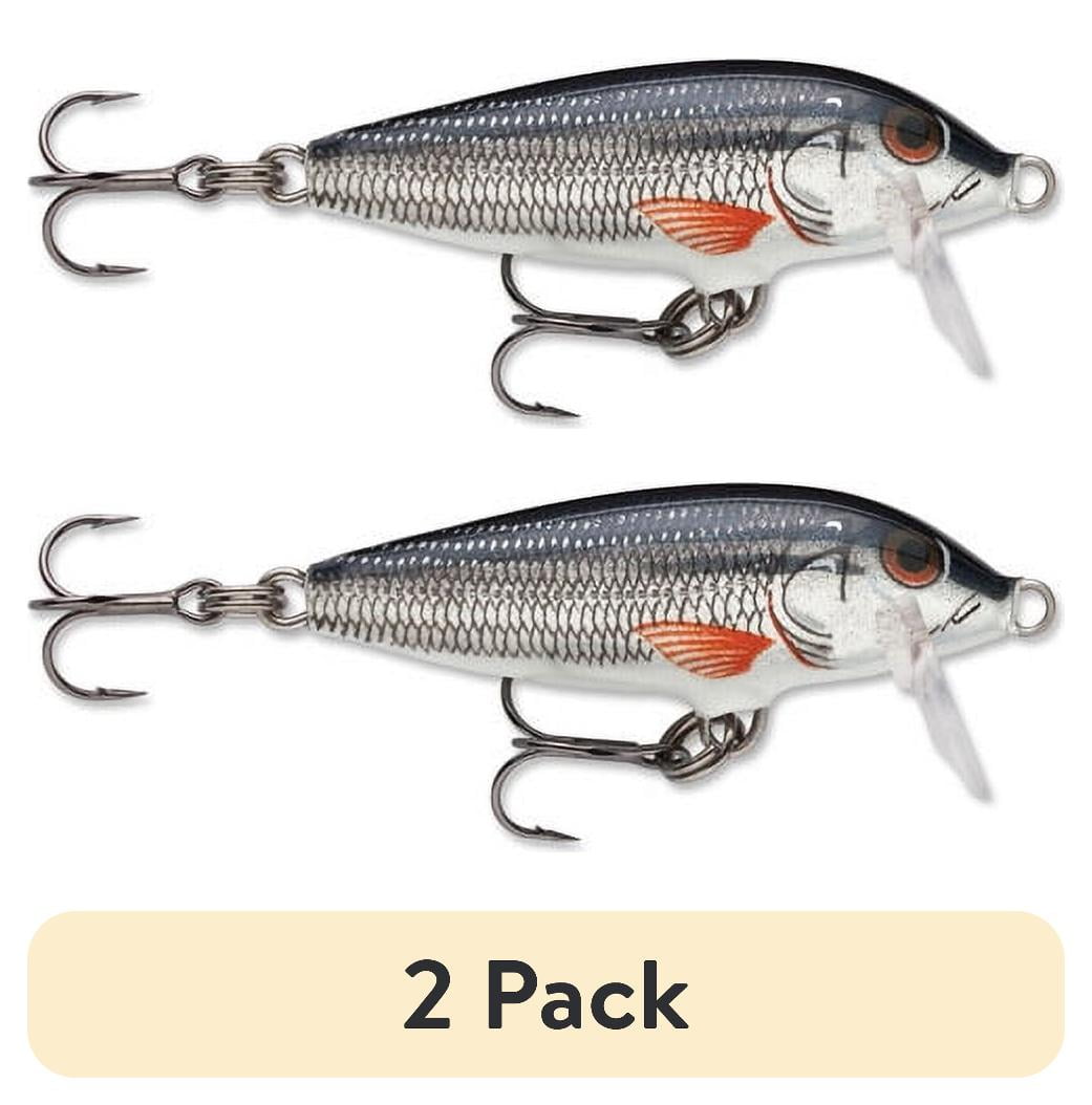 (2 pack) Rapala Original Floating Minnow 03 Fishing Lure 1.5" 1/16oz ...