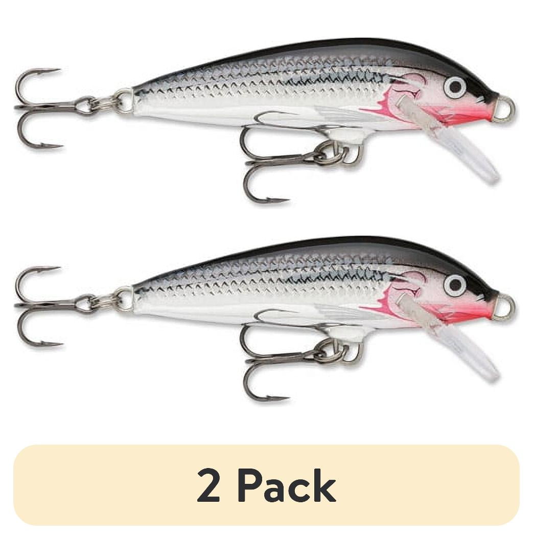 (2 pack) Rapala Original Floating Minnow 05 Fishing Lure 2" 1/16oz ...