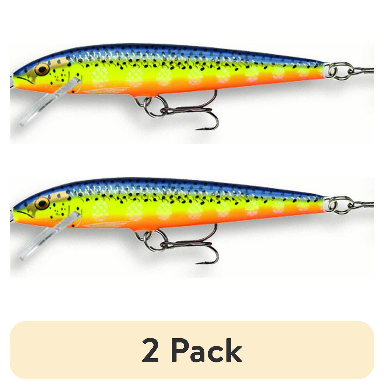 (2 pack) Rapala Original Floating Minnow 09 Fishing Lure 3.5" 3/16oz ...