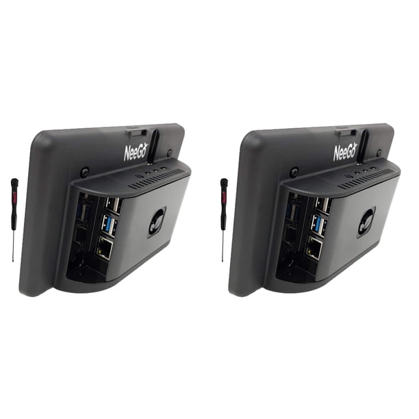 (2 pack) Raspberry Pi 4 Screen Case for Raspberry Pi Monitor ...