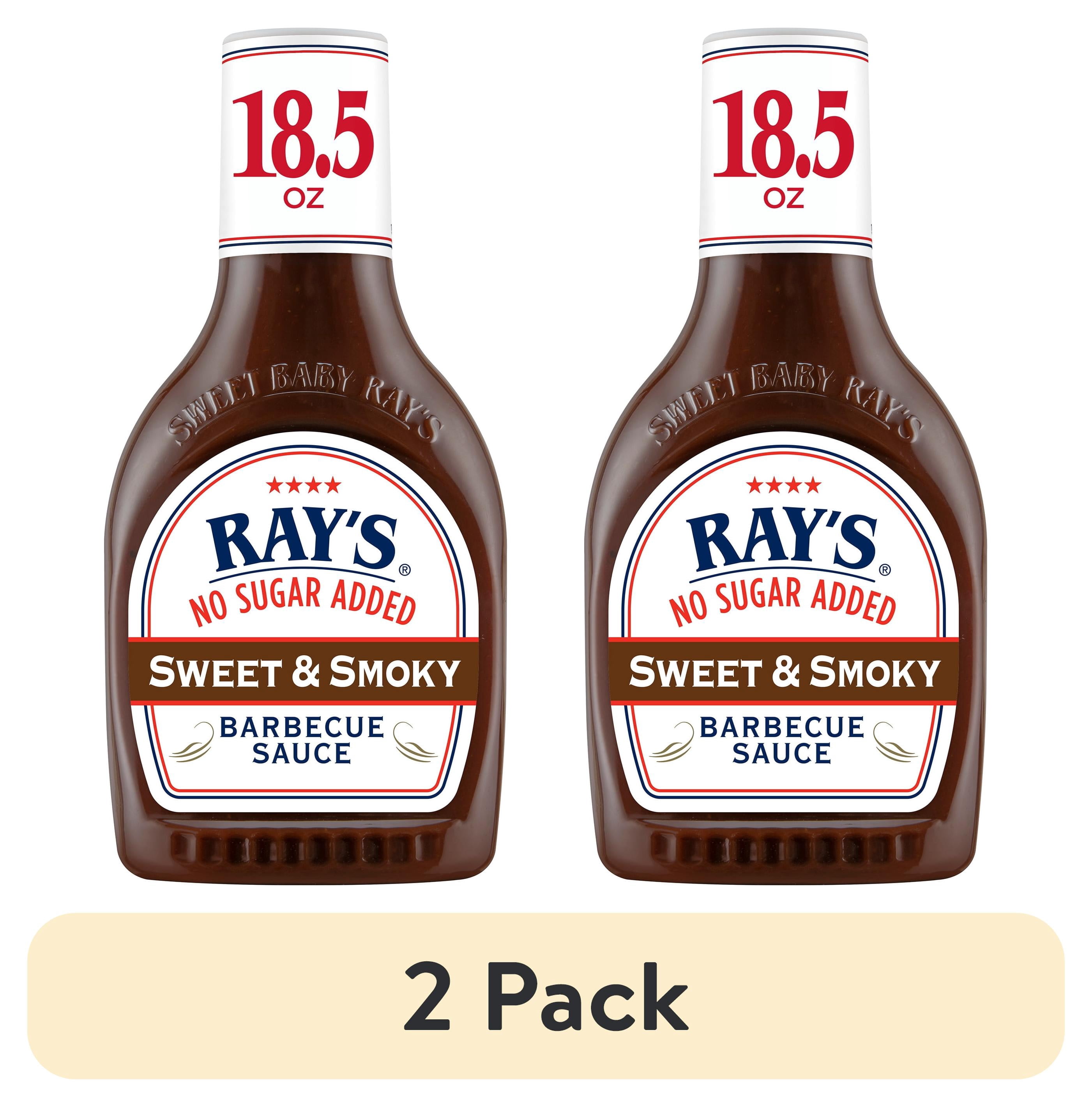 (2 pack) Ray's® No Sugar Added Sweet & Smoky Barbecue Sauce 18.5 oz ...