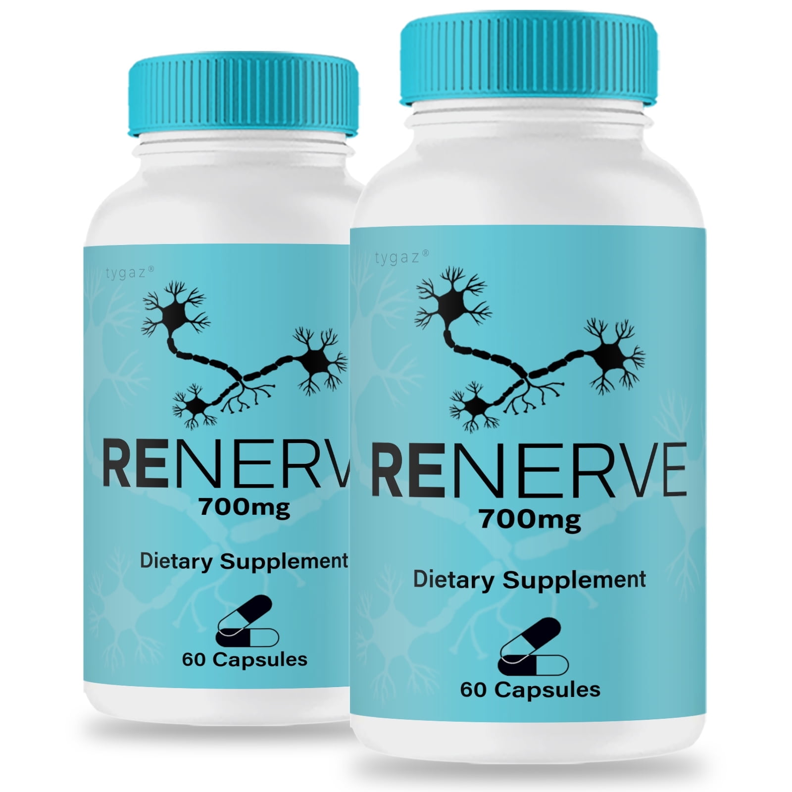 (2 pack ) ReNerve - Re Nerve Pill Supplement - Walmart.com