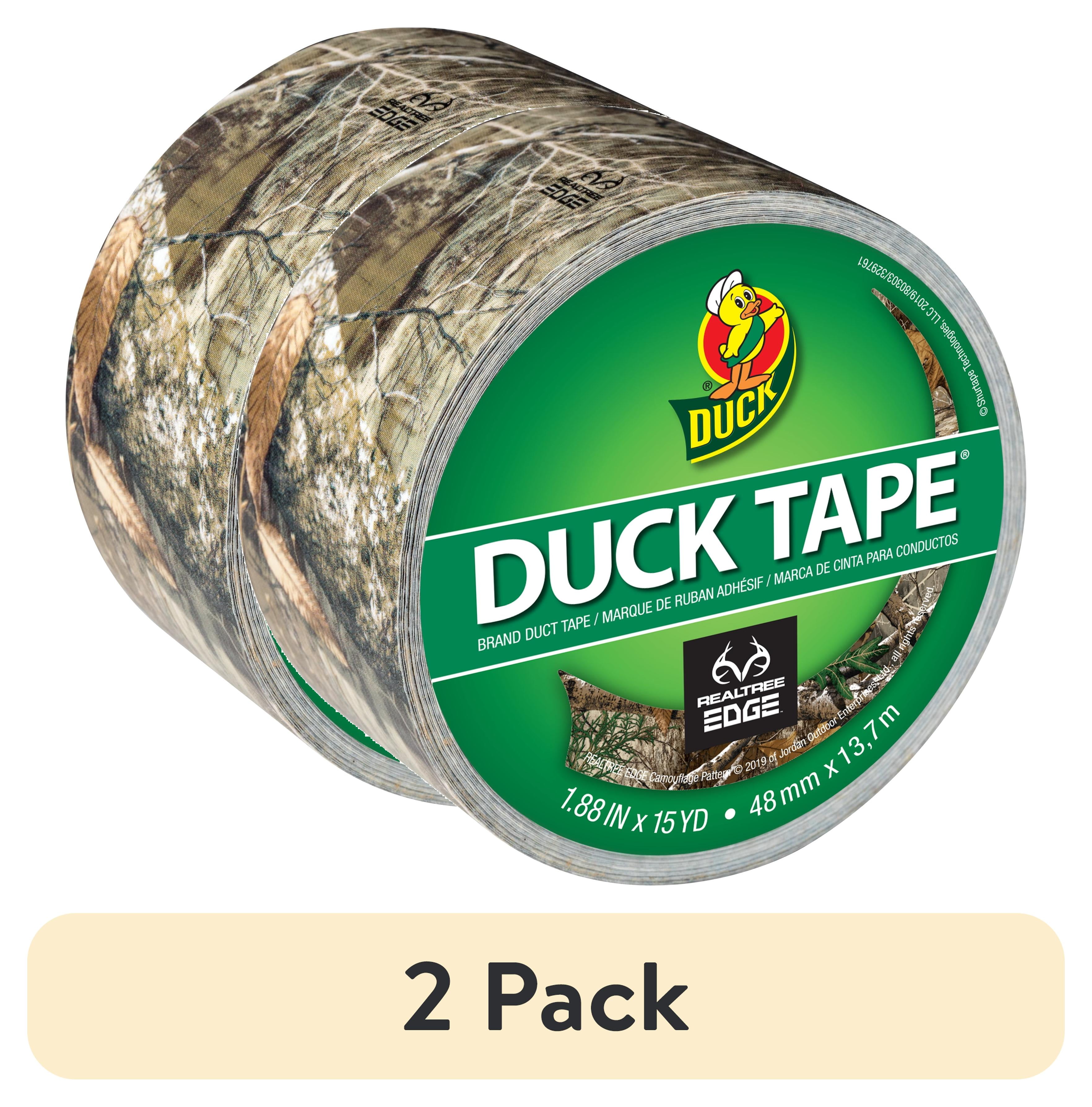 (2 pack) Realtree Edge Camo Duck Tape Brand Duct Tape, 1.88 in. x 15 yd ...