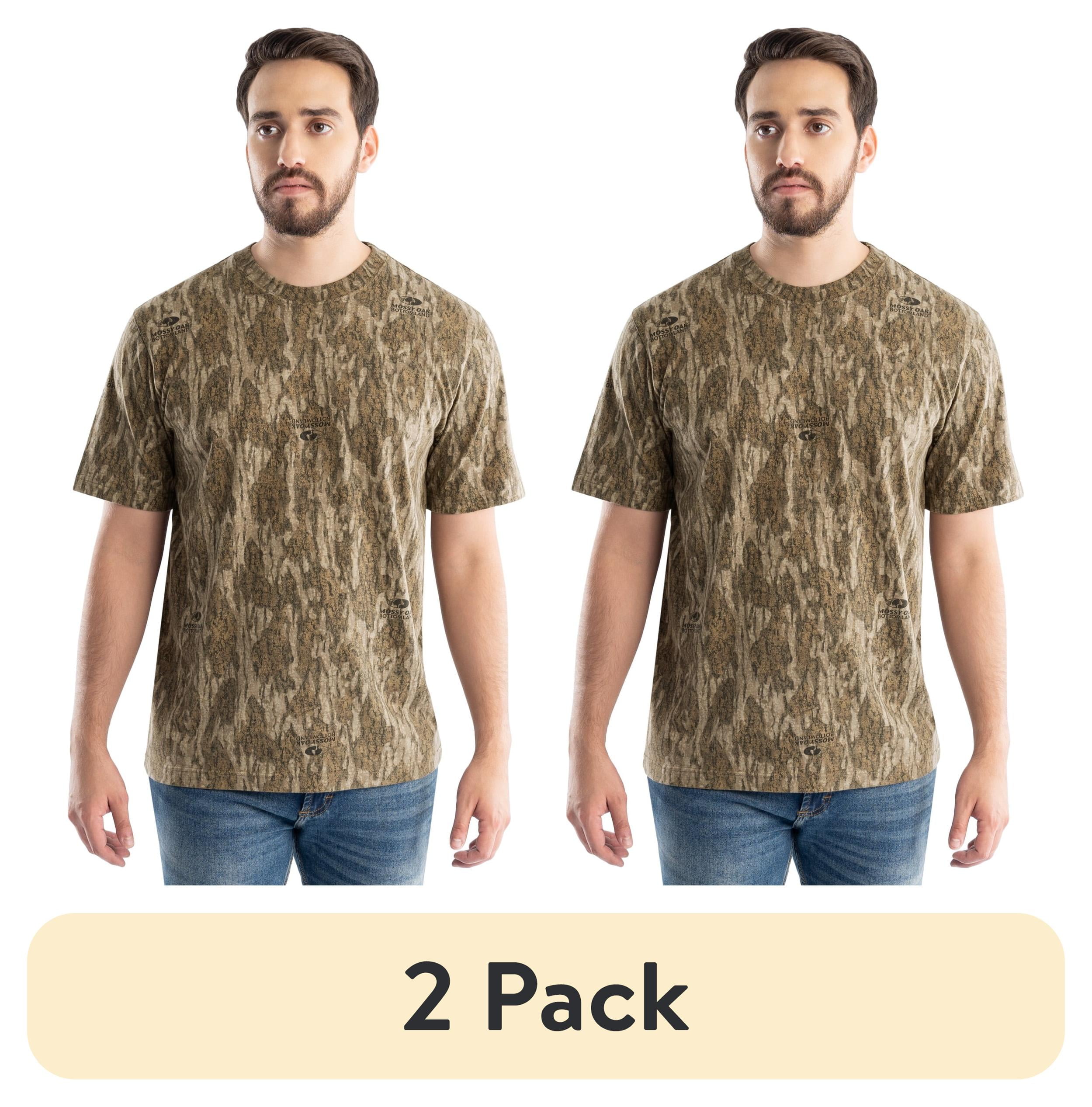 (2 pack) Realtree Men's Long Sleeve Scent Control Hunting Camouflage T ...