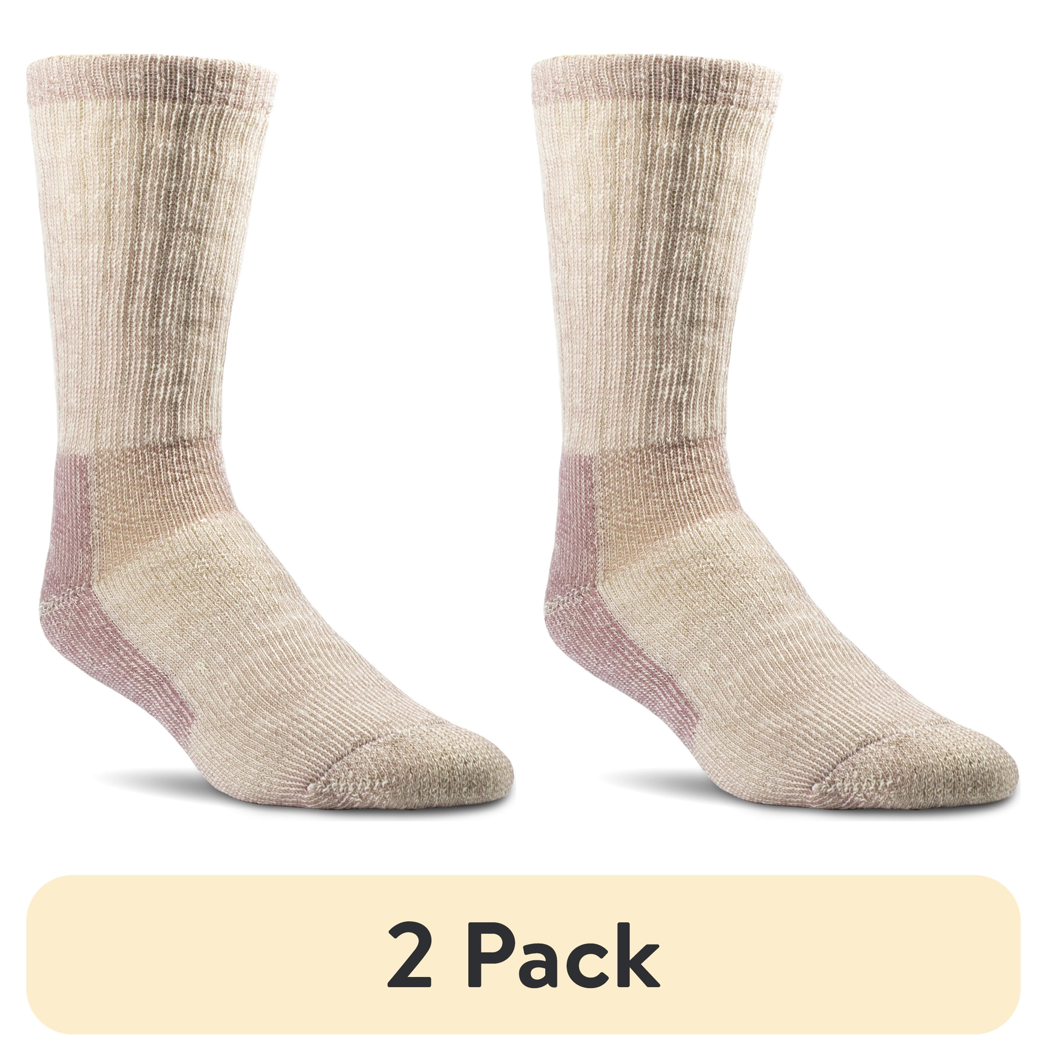 (2 pack) Realtree® Women's Merino Wool Midweight Hiking Crew Socks ...