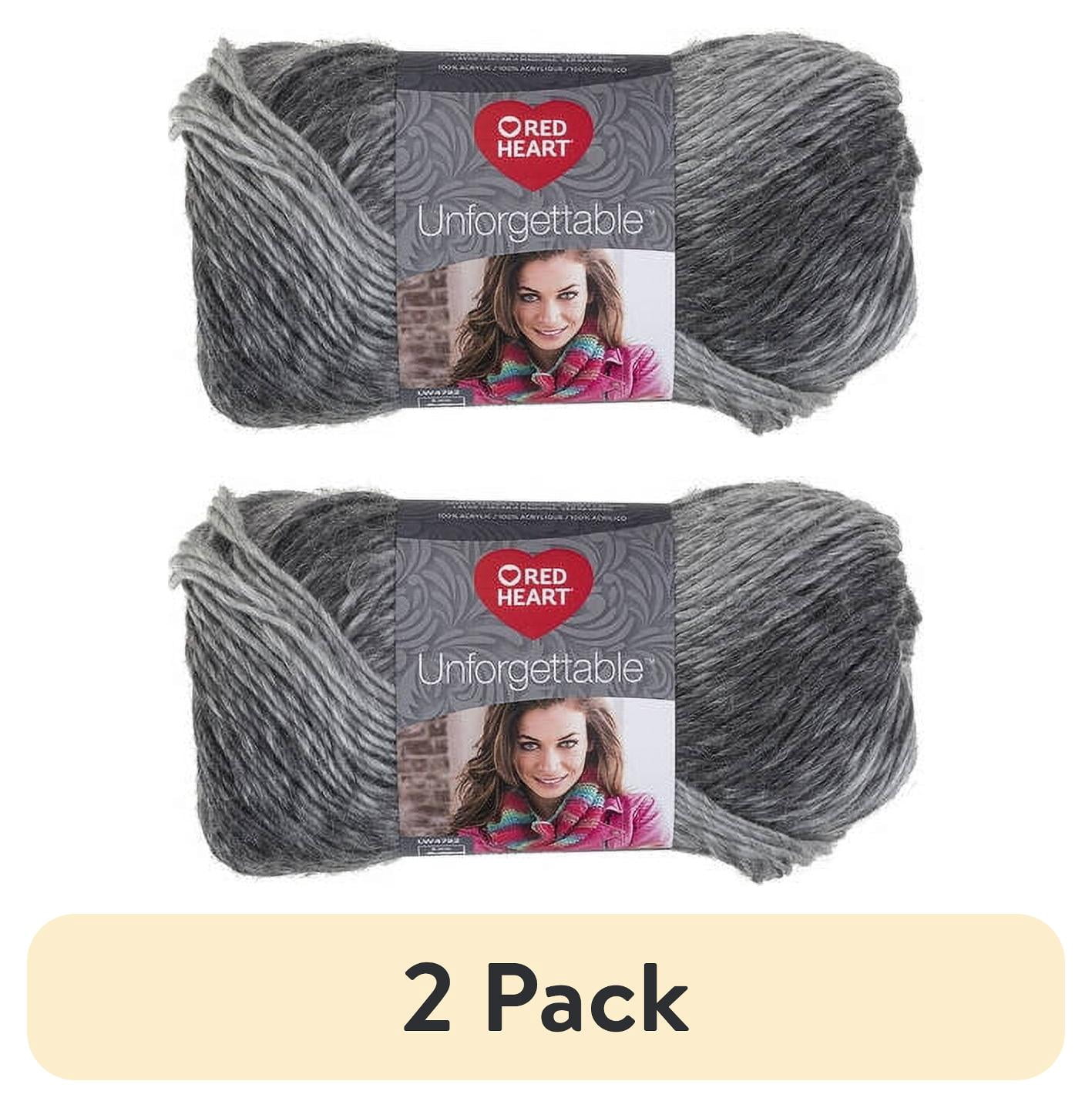 (2 pack) Red Heart Boutique Unforgettable Yarn, Available in Multiple ...