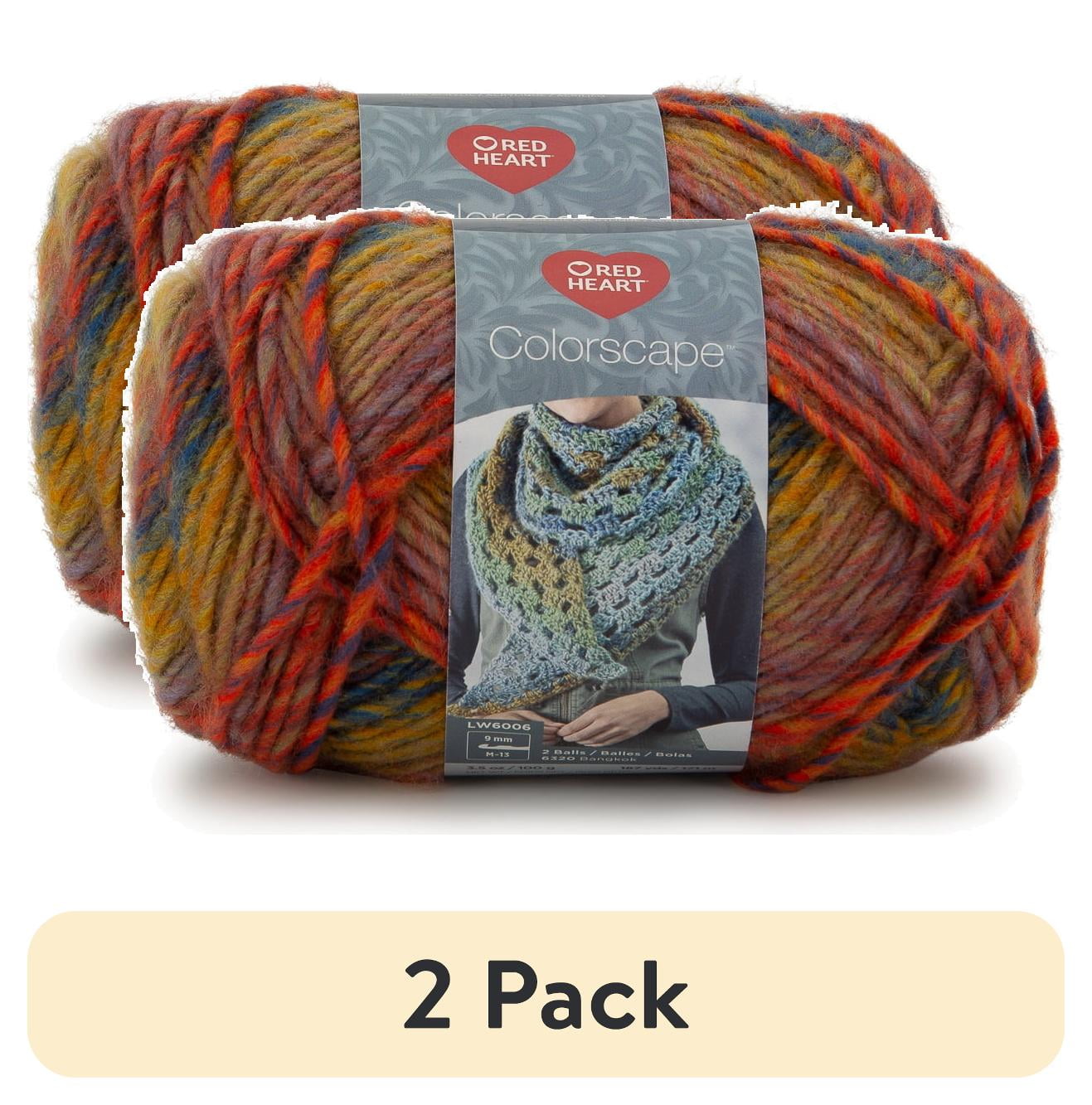 (2 pack) Red Heart Colorscape Yarn-Rome - Walmart.com