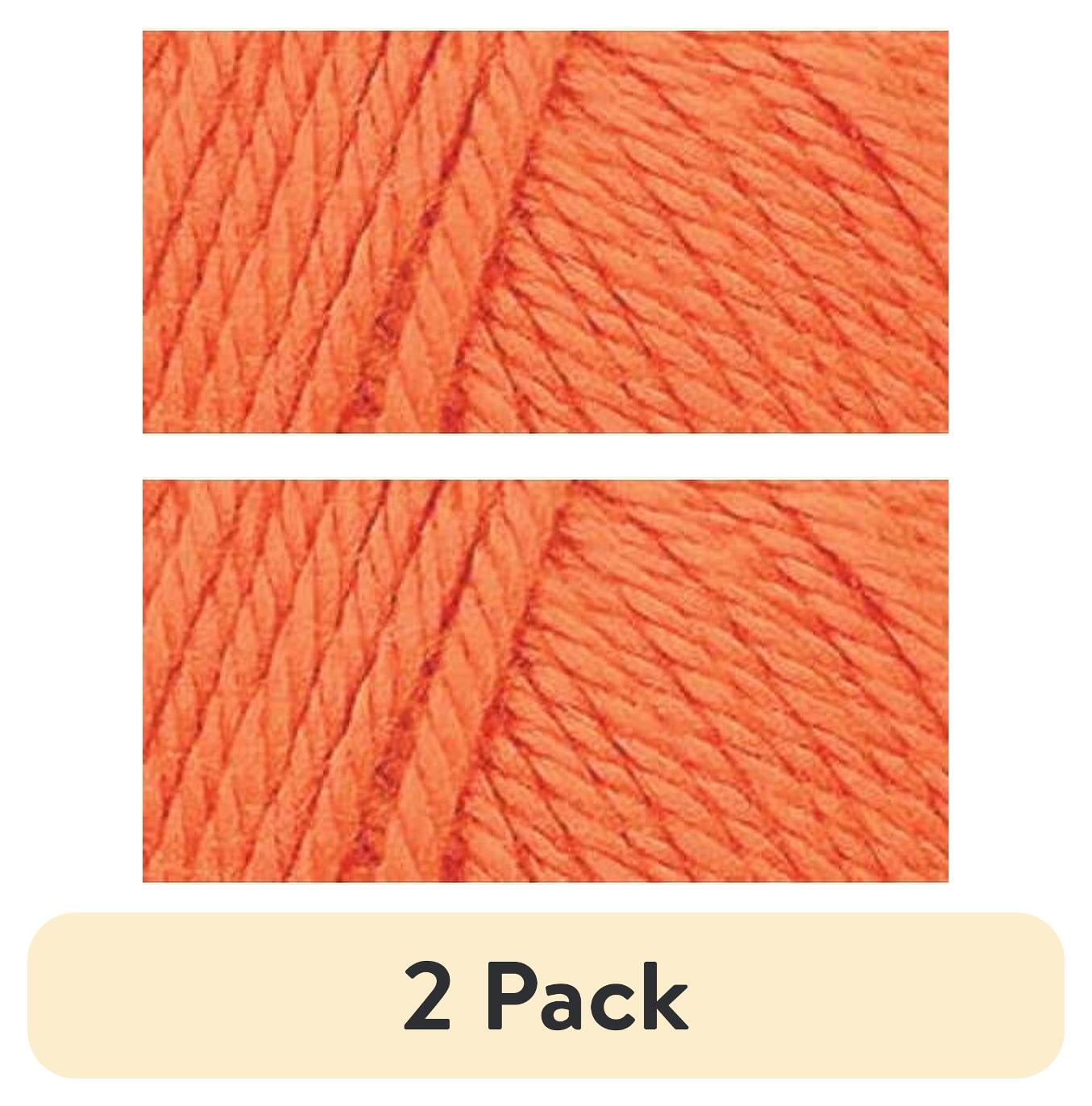 (2 pack) Red Heart Soft Yarn-Tangerine - Walmart.com