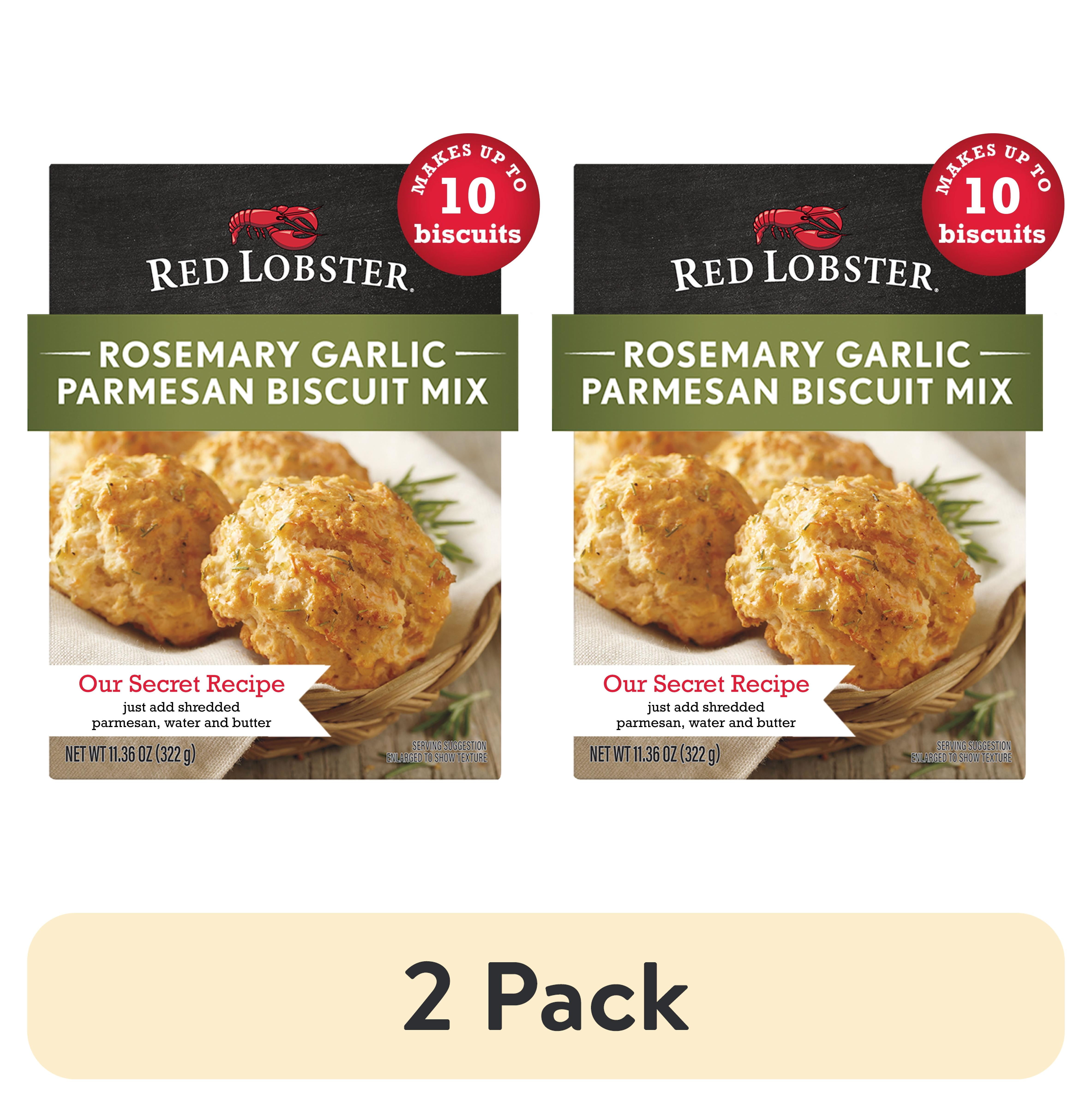 (2 pack) Red Lobster Rosemary Garlic Parmesan Biscuit Mix, Rosemary ...