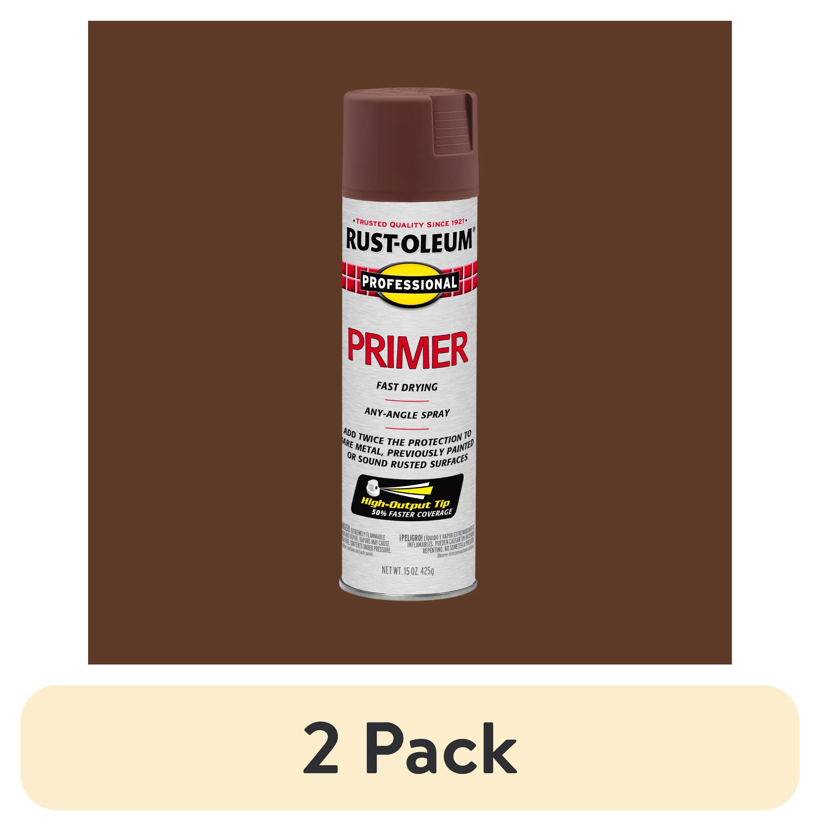 (2 pack) Red Primer, Rust-Oleum Professional High Performance Enamel ...