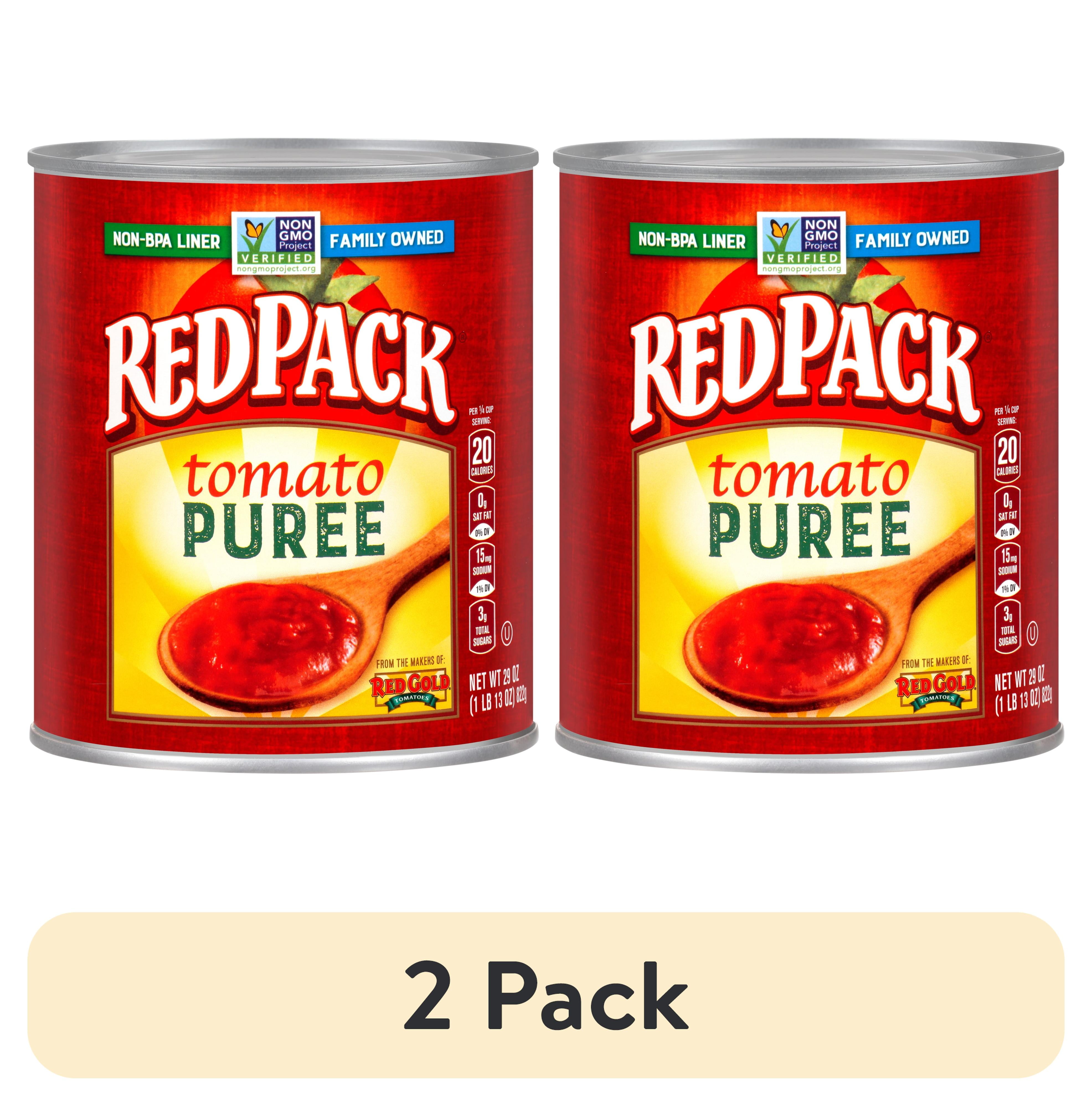 (2 pack) Redpack Tomato Puree, 29 oz Can - Walmart.com
