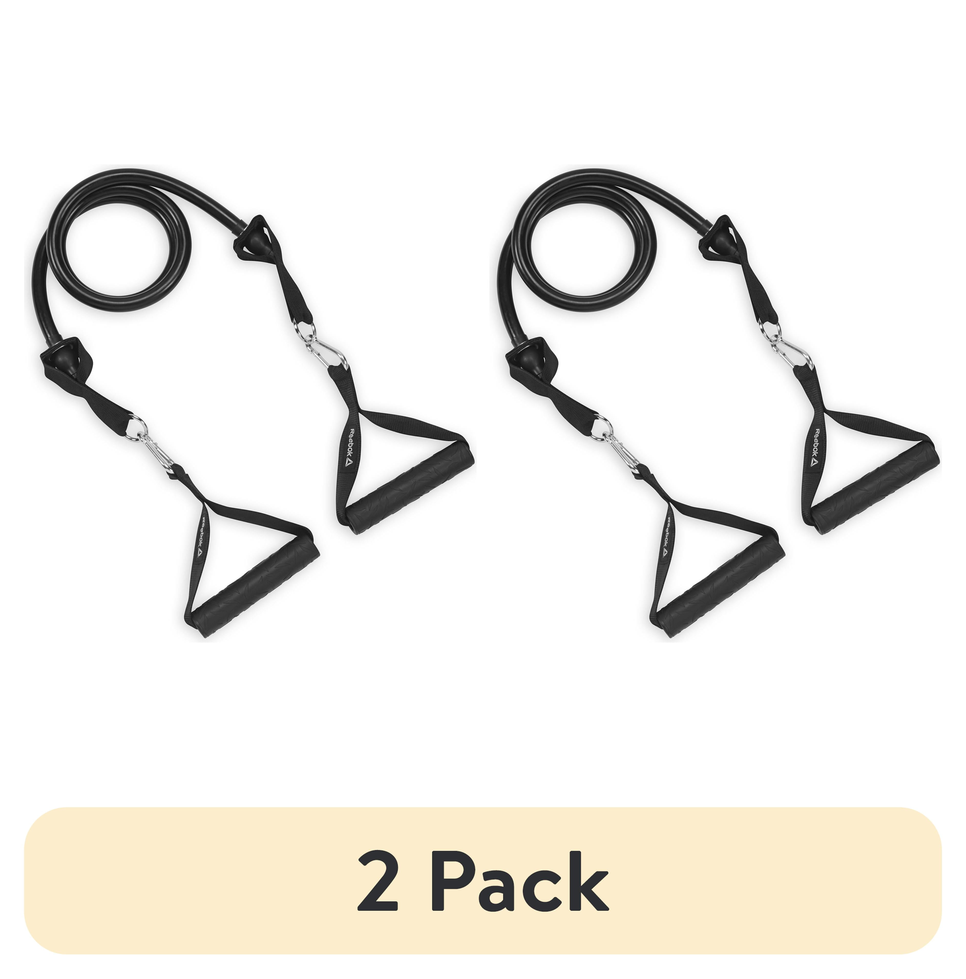 (2 pack) Reebok Delta Sure Grip Resistance Cord, Light Level - Ultra ...