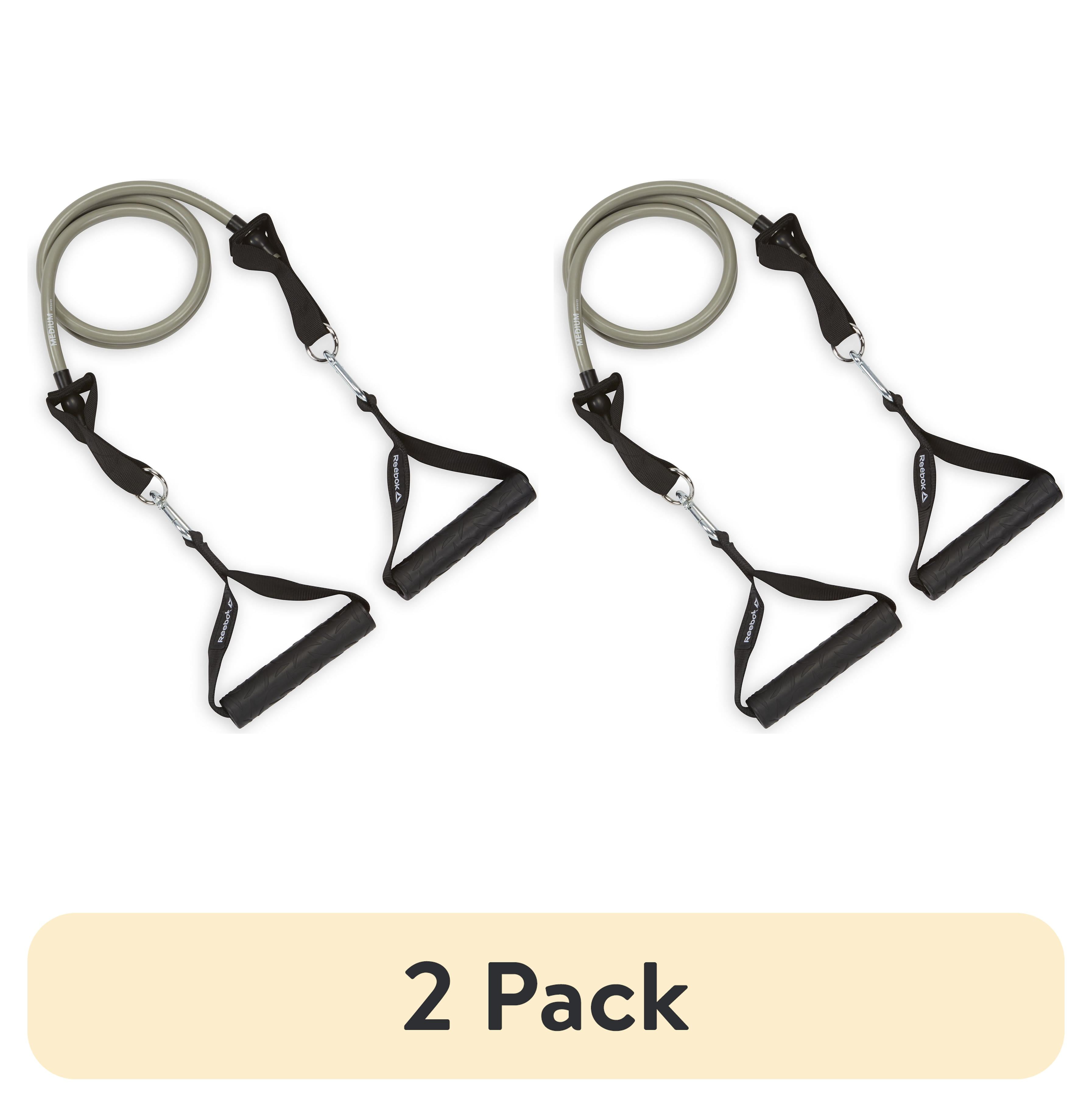 (2 pack) Reebok Delta Sure Grip Resistance Cord, Light Level - Ultra ...