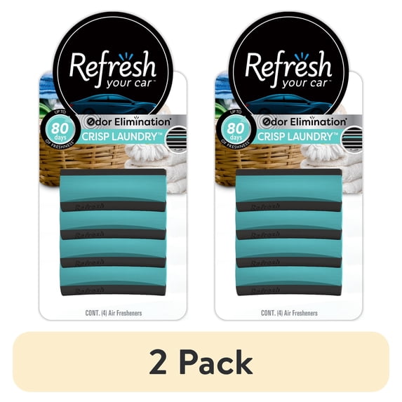 (2 pack) Refresh Your Car! Contour Vent Stick Car Air Freshener - 4 ...