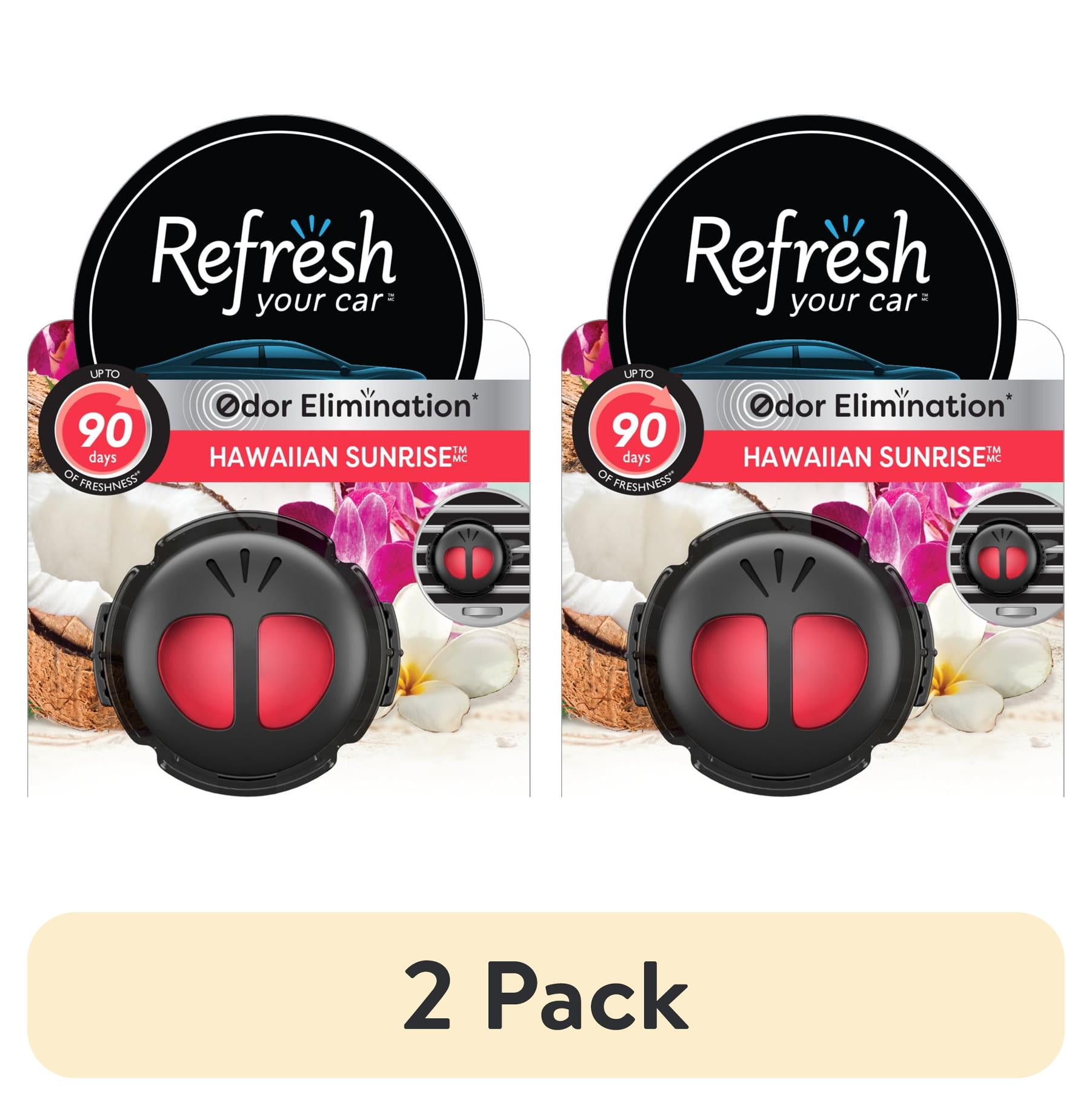 (2 pack) Refresh Your Car! Mini Diffuser Air Freshener (Hawaiian ...