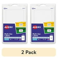 Avery Removable Multi-Use Labels, Inkjet/Laser Printers, 1" dia, White ...