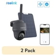 (2 pack) Reolink Go PT Ultra 4K 8MP Wireless 4G LTE PT Battery Camera ...