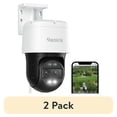 (2 pack) Reolink TrackMix PoE 4K Dual-Lens PTZ Camera, Auto Tracking ...