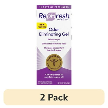 Rephresh Vaginal Gel with PH Balance and Applicators, 4ct Care Pack ...