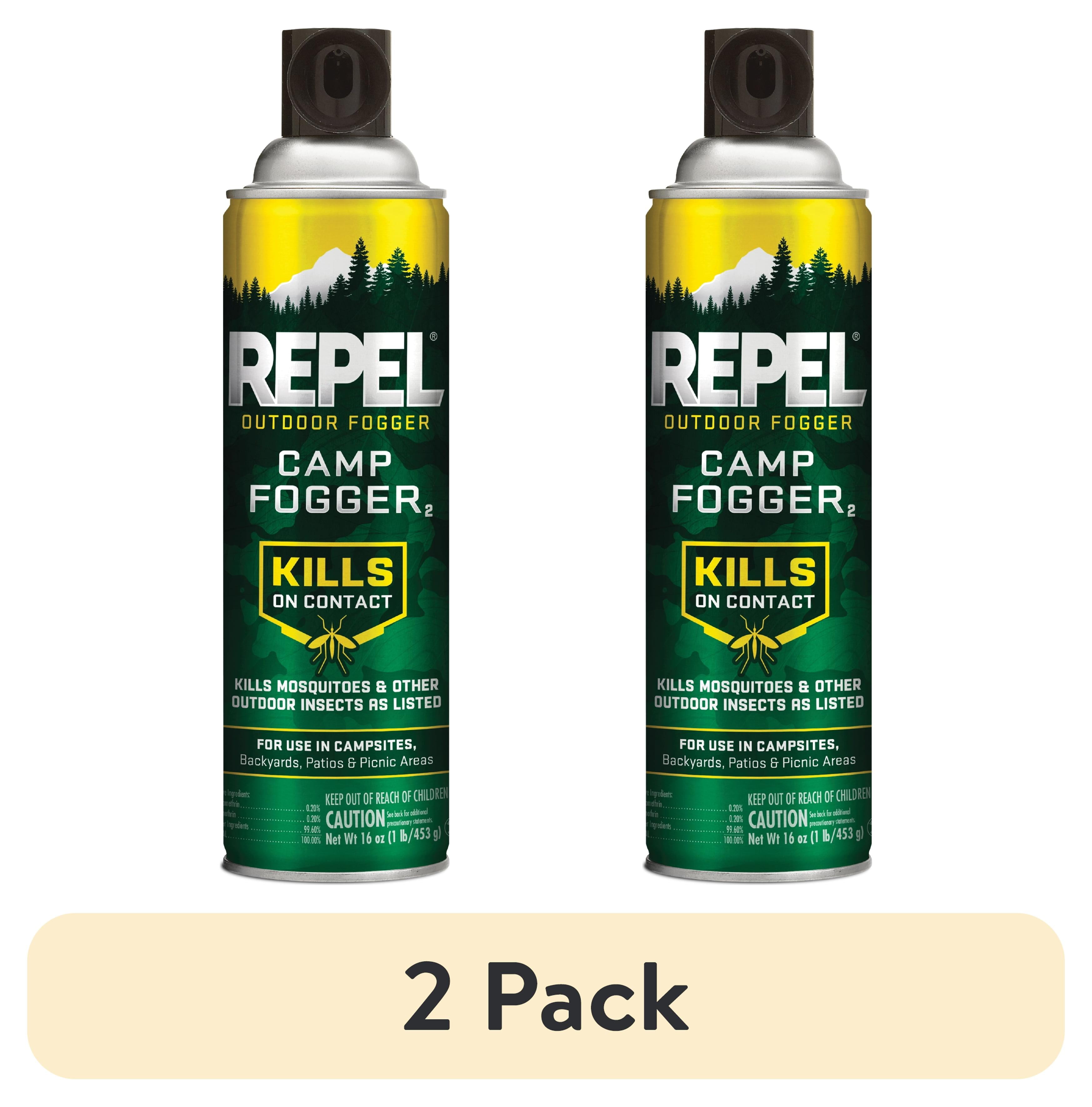 (2 pack) Repel Outdoor Fogger Camp Fogger, Kills Mosquitoes and Other ...