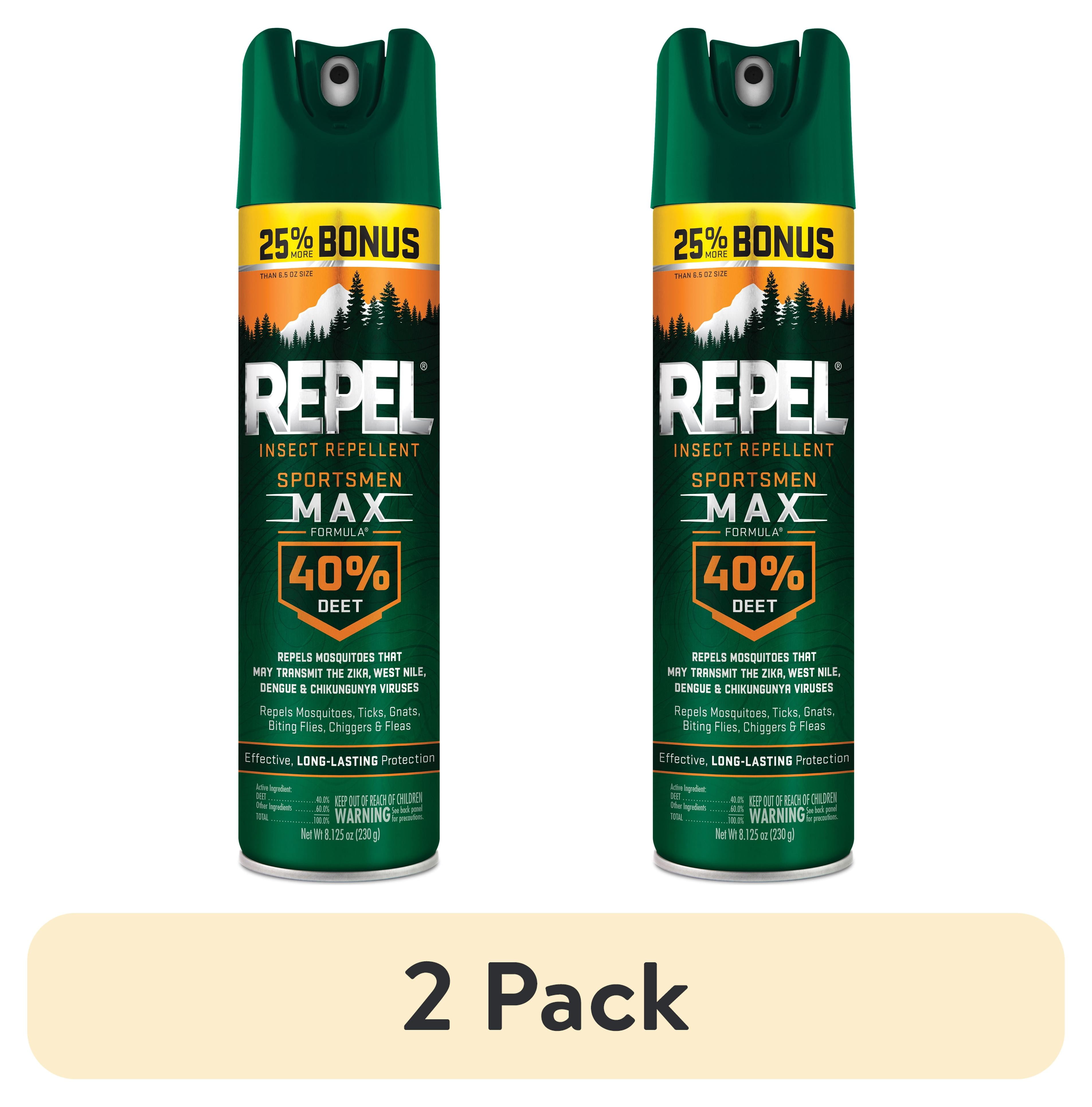 (2 pack) Repel Sportsmen Max Formula Insect Repellent Aerosol Spray w ...