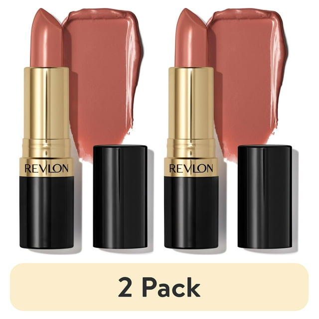 (2 pack) Revlon Super Lustrous Creme Lipstick, Creamy Formula, 755 Bare ...