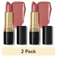 (2 pack) Revlon Super Lustrous Creme Lipstick, Creamy Formula, 802 ...