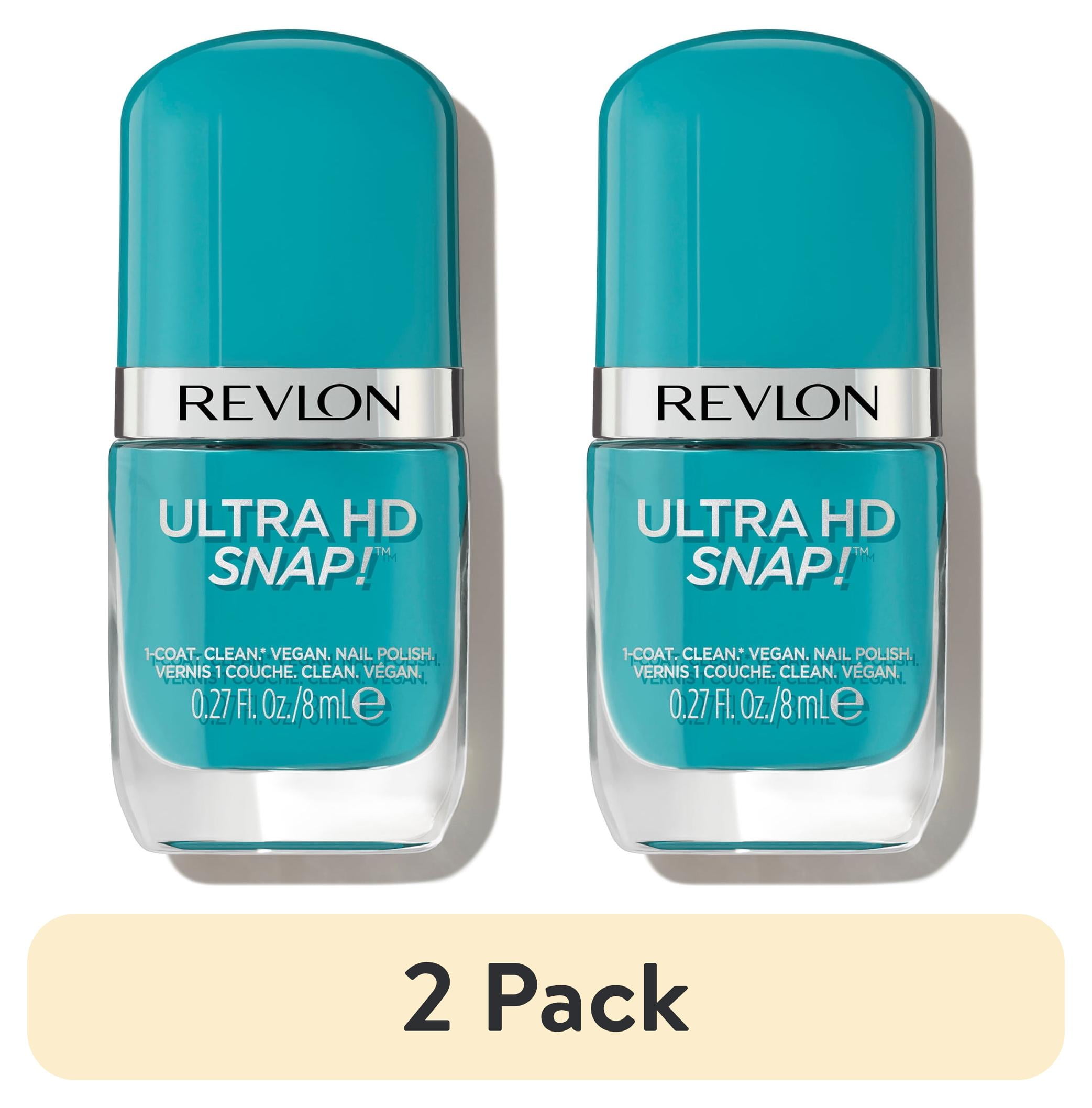 (2 pack) Revlon Ultra HD Snap Vegan Glossy Nail Polish, 004 Blue My ...