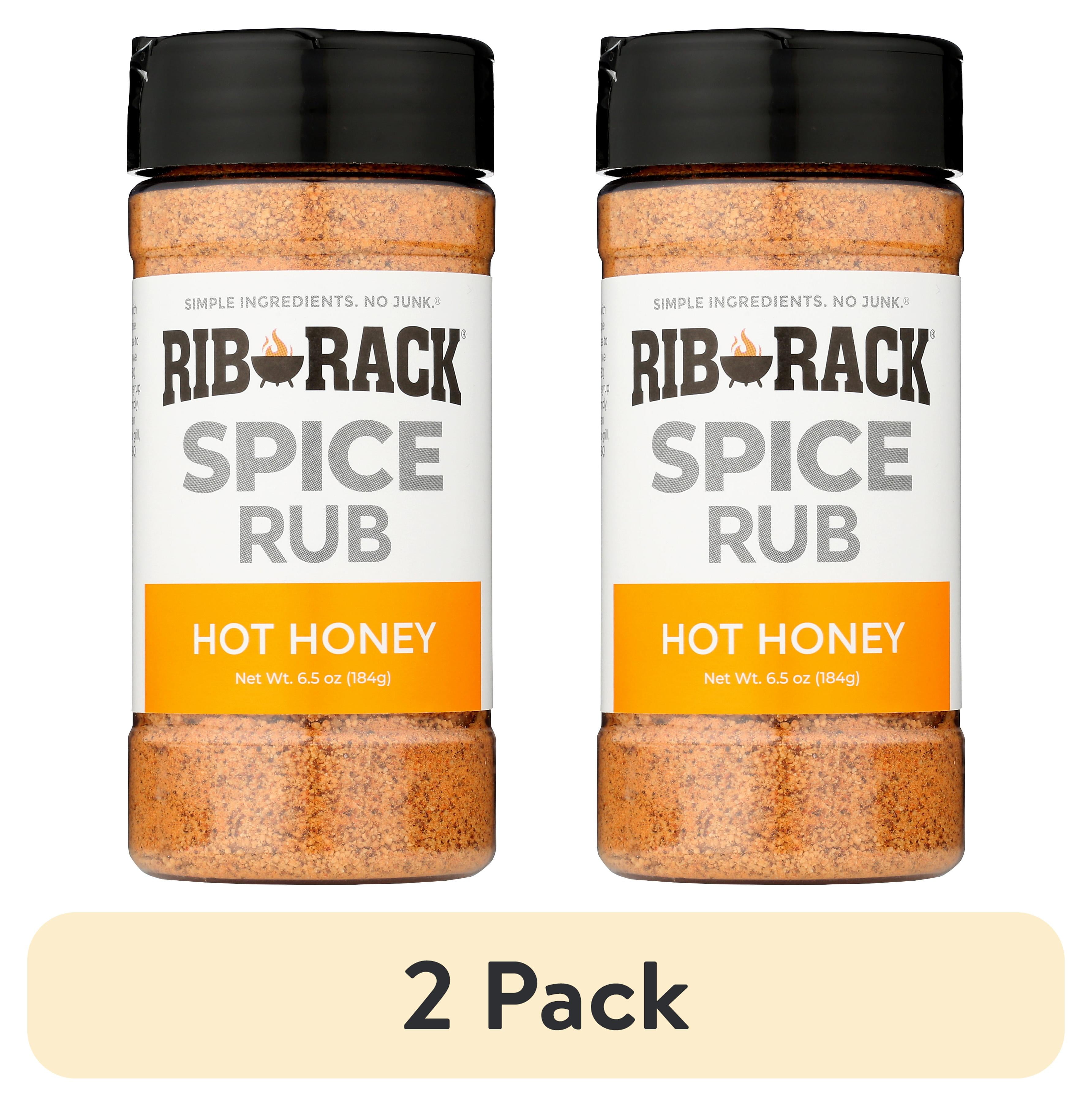 (2 pack) Rib Rack Hot Honey Spice Rub, 6.5 oz. - Walmart.com