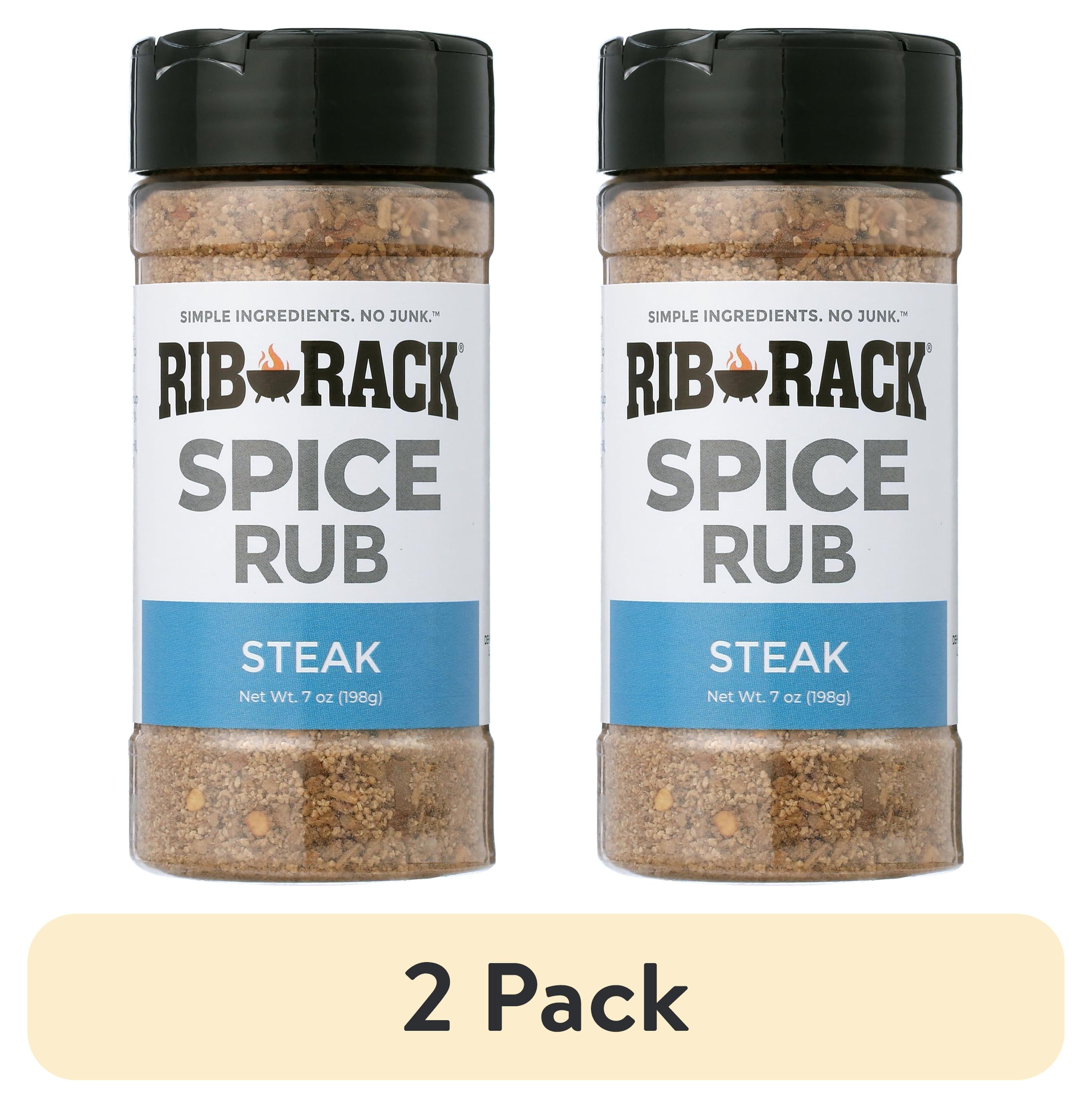 (2 pack) Rib Rack Steak Spice Rub, 7 oz. - Walmart.com