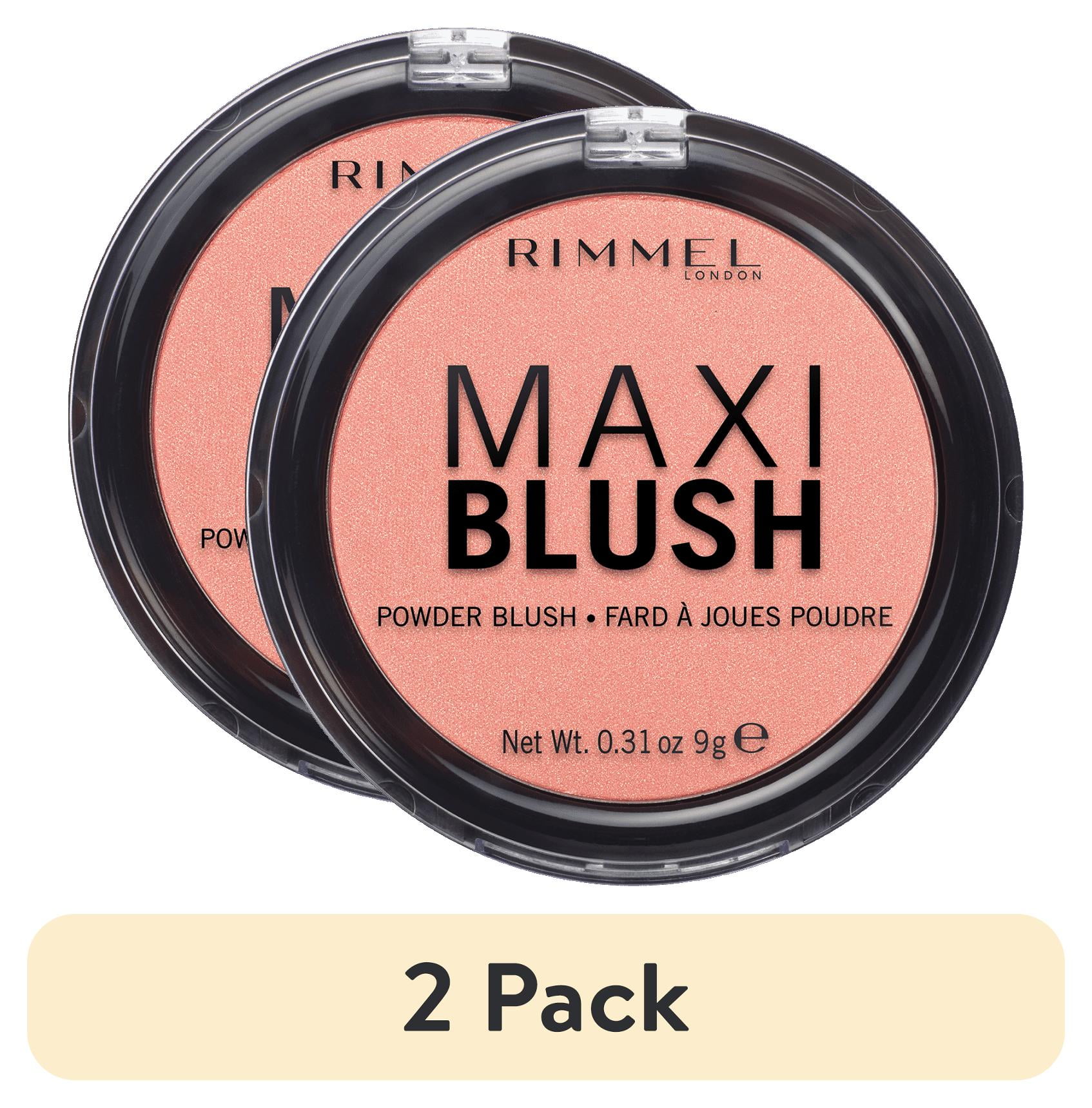 (2 pack) Rimmel London Maxi Blush Powder, Third Base - Walmart.com