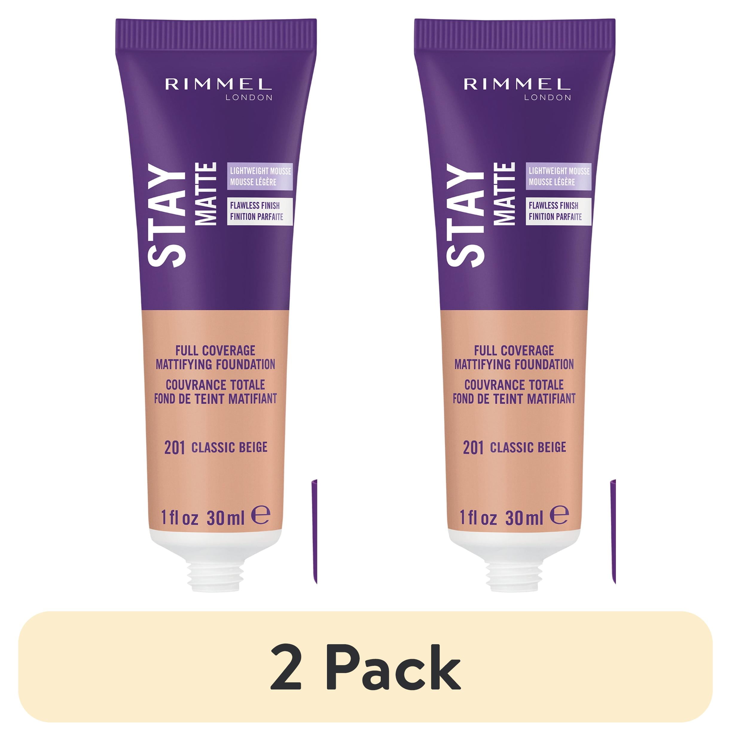 (2 pack) Rimmel London Stay Matte Liquid Foundation, Classic Beige, 1 ...